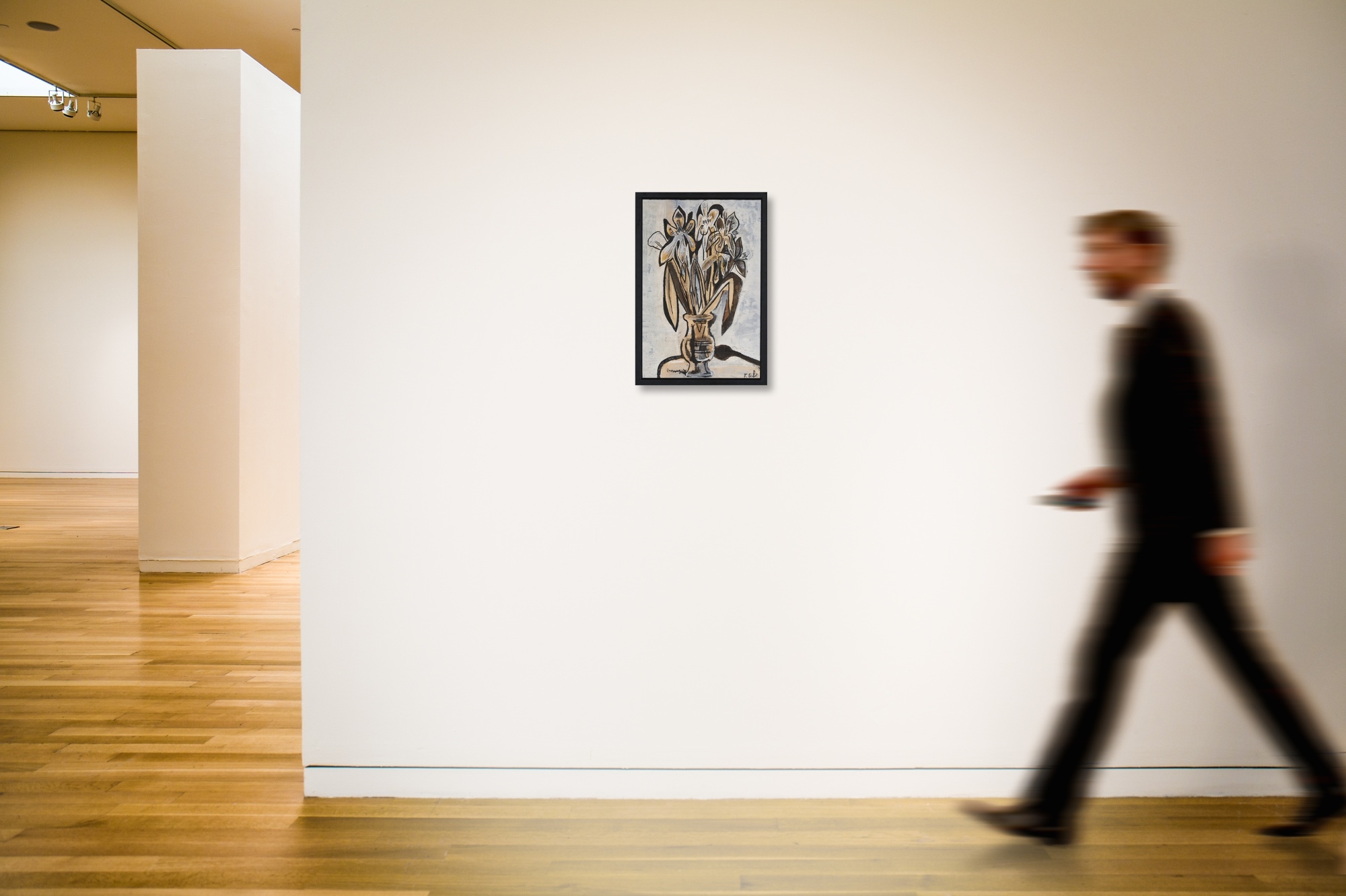 Françoise Gilot | The Blue Flowers or Bouquet de Lys (1963) | MutualArt