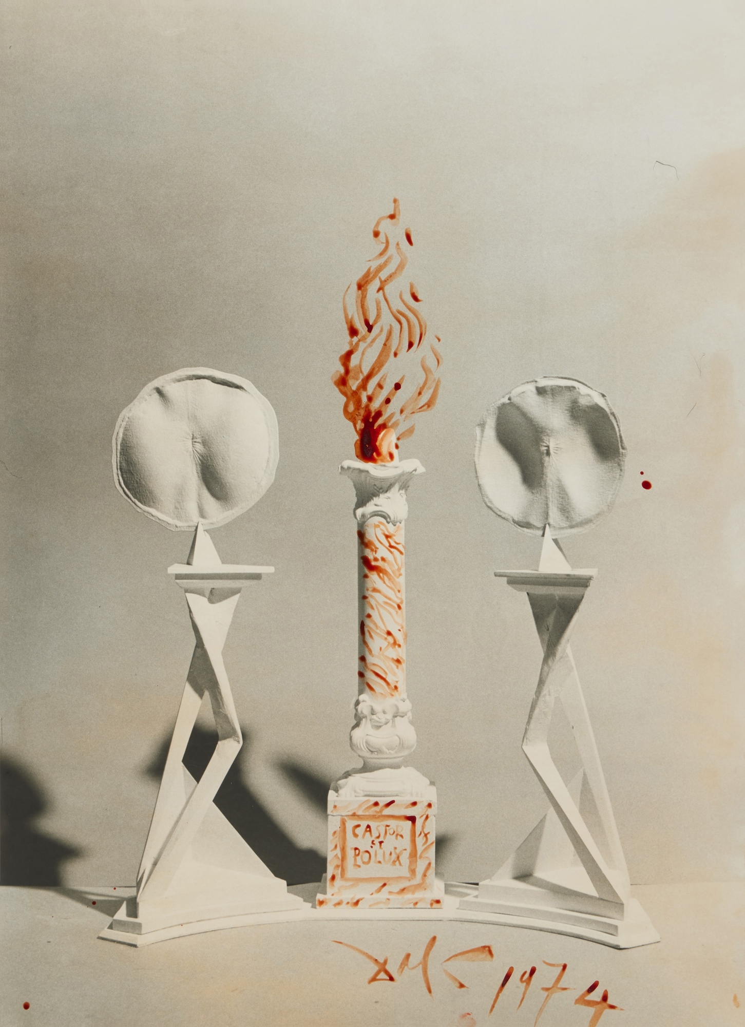 Salvador Dalí | Castor et Pollux, study for the goldsmith's object ...