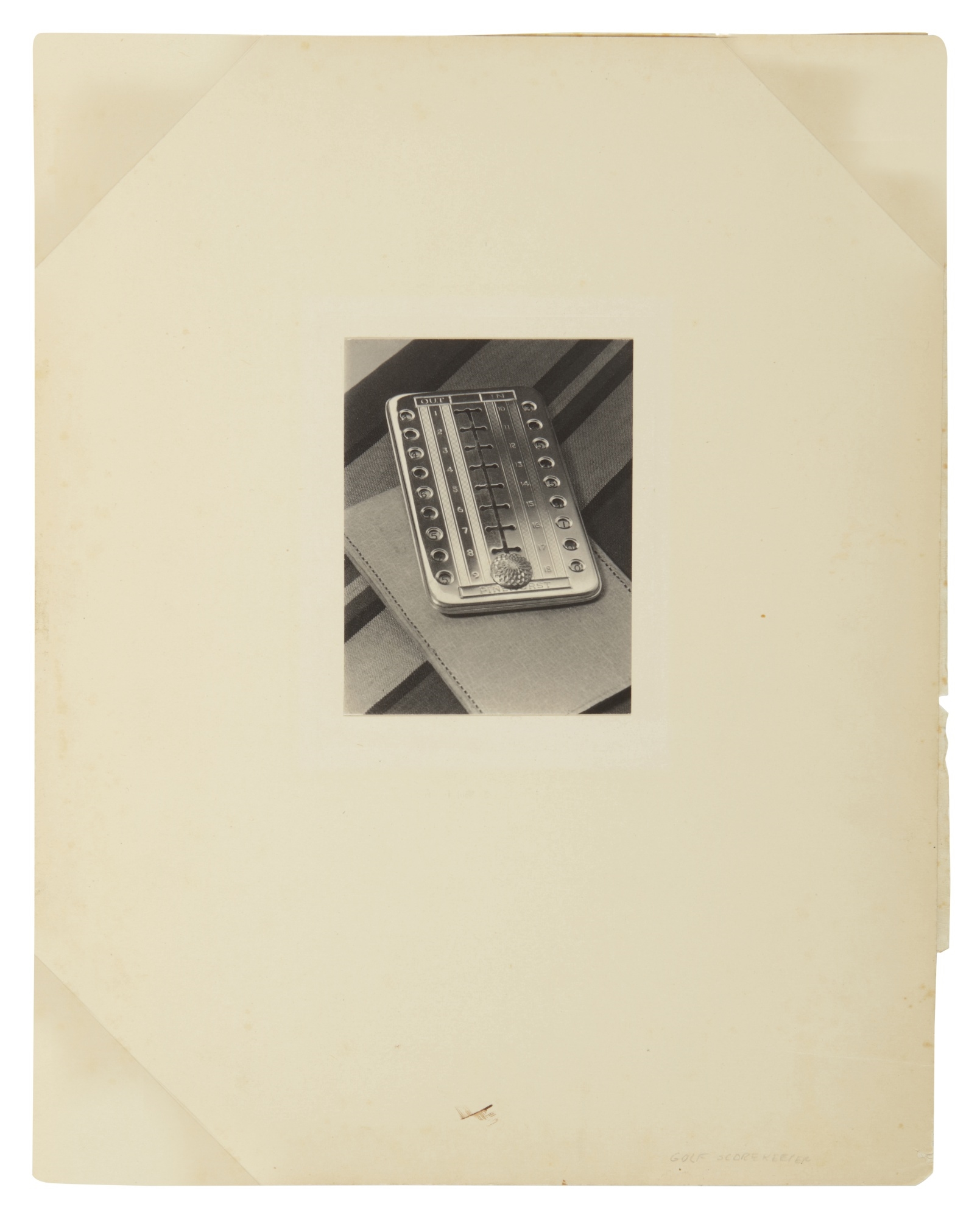 Paul Outerbridge | Golf Score Keeper (1924) | MutualArt