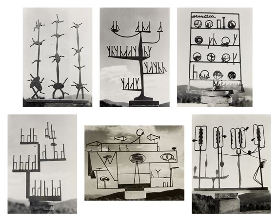 David Smith | Letter Sculpture Group (Circa 1951) | MutualArt