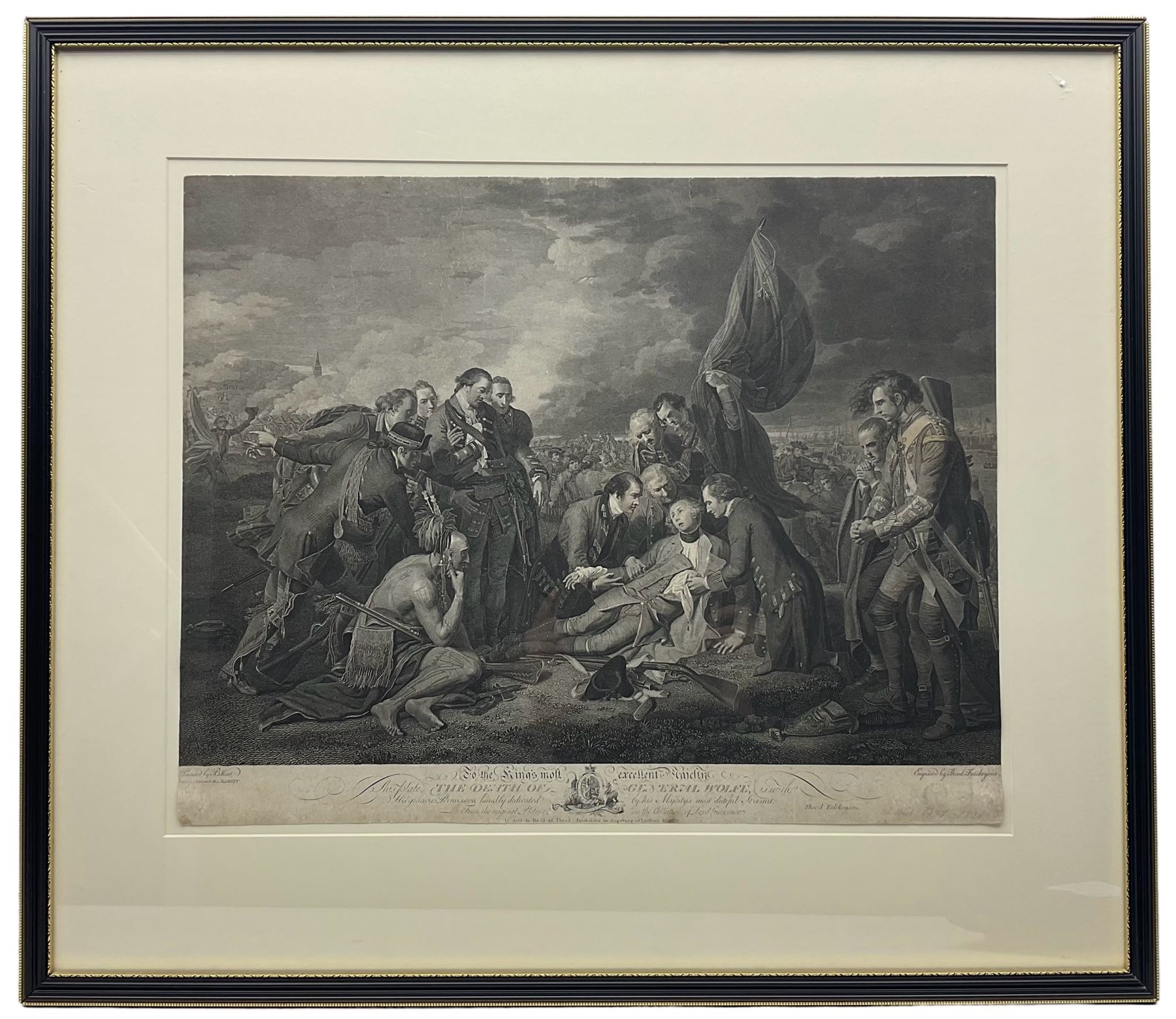 Benjamin West | The Death of General Wolfe (Circa 1776) | MutualArt