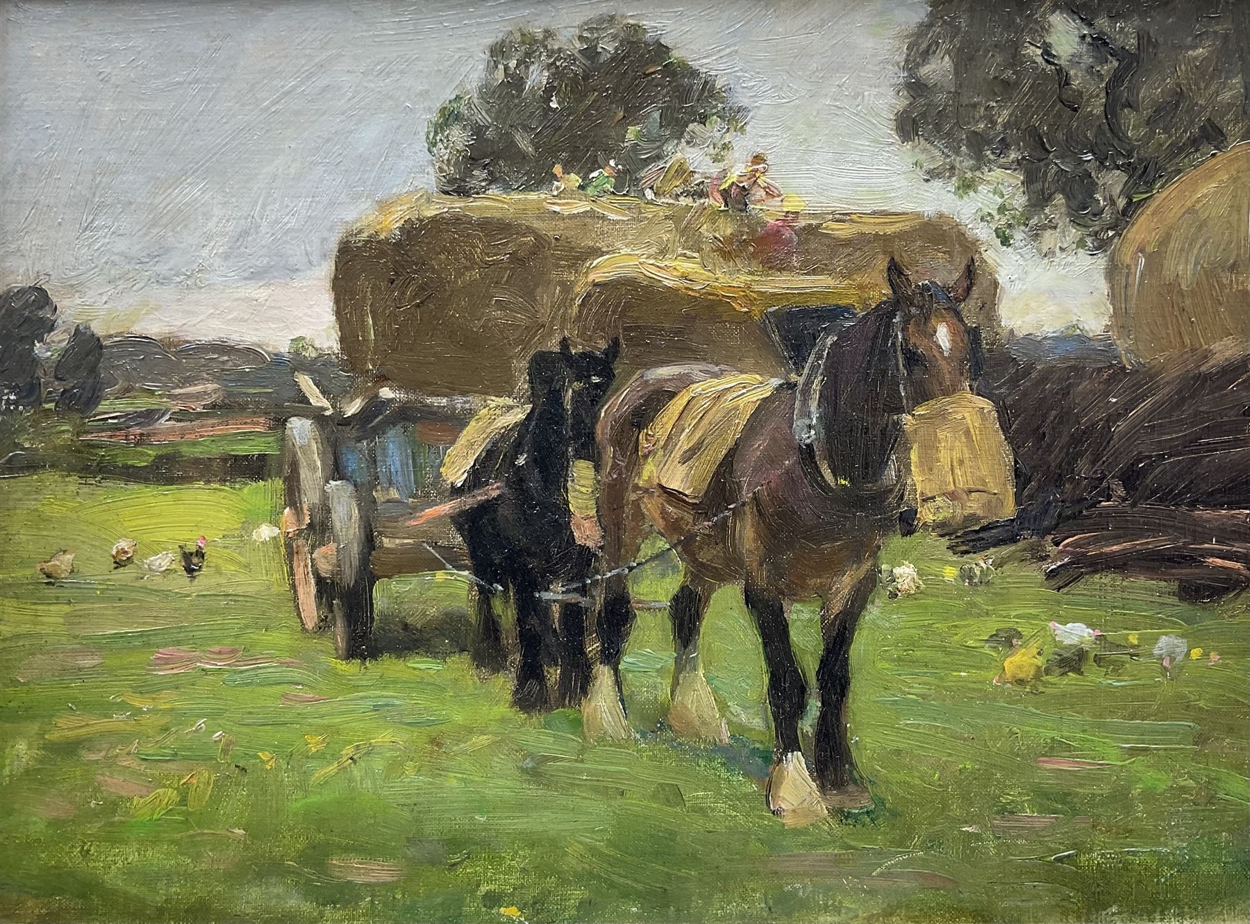 Septimus E. Scott | Pulling the Haycart (1926) | MutualArt