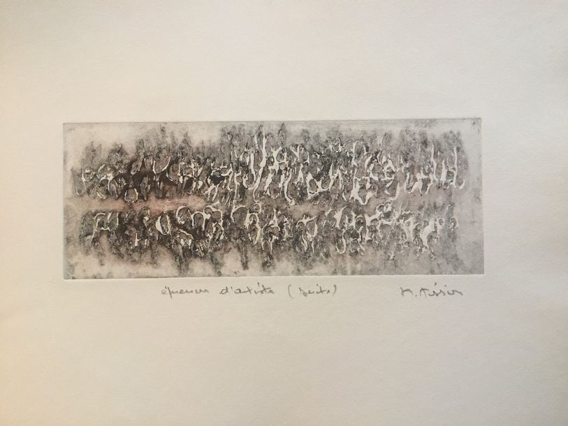Kristine Tissier | TISSIER Kristine Engraving signed lower... - Lot 277 - Rossini | MutualArt