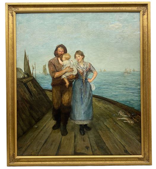 Thomas Alexander Ferguson Graham | A Fisherman’s Care (1882) | MutualArt