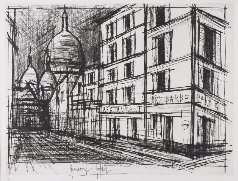 Bernard Buffet | Restaurant Chez Barbe | MutualArt