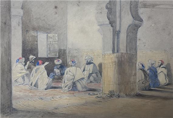 Eugène Delacroix | Odalisque Reclining on a Divan (1827) | MutualArt