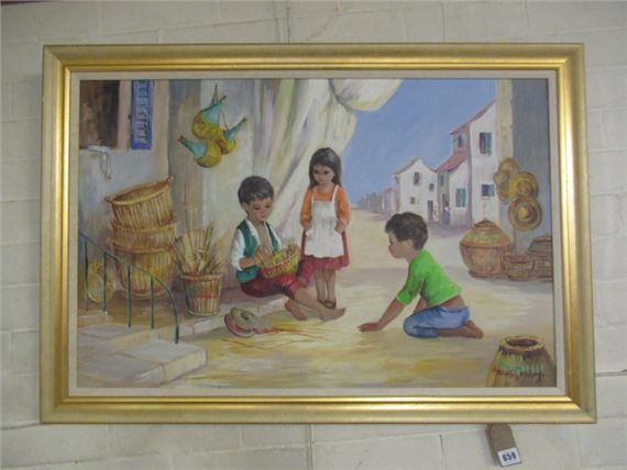 Audrey Dallas-Simpson | DALLAS SIMPSON BASKET WEAVE OIL | MutualArt