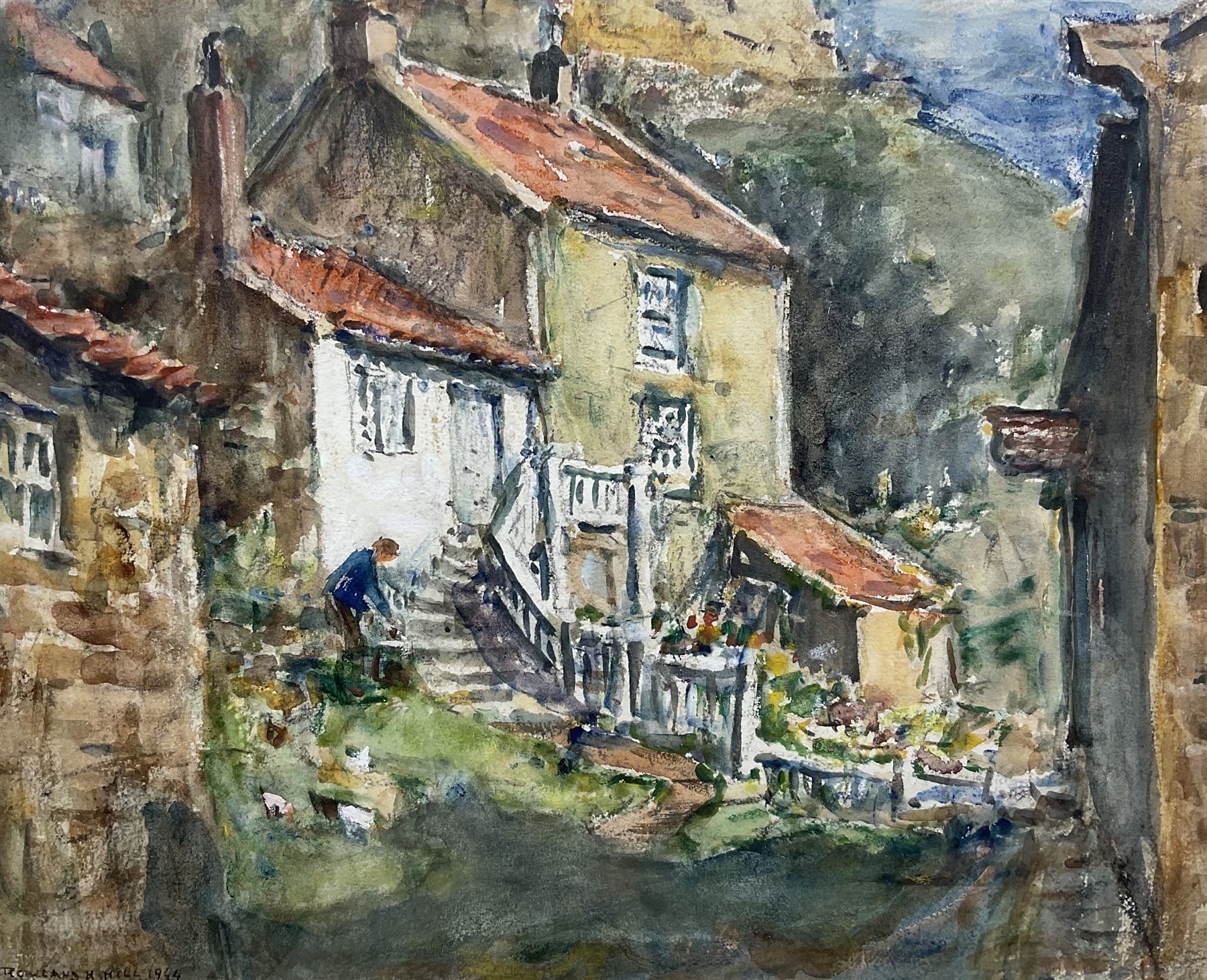 Rowland Henry Hill | Lansdowne Cottage Runswick Bay (1944) | MutualArt