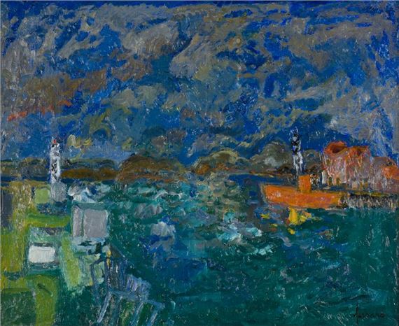 Jean Fusaro | L'étang bleu, 1961 (1961) | MutualArt