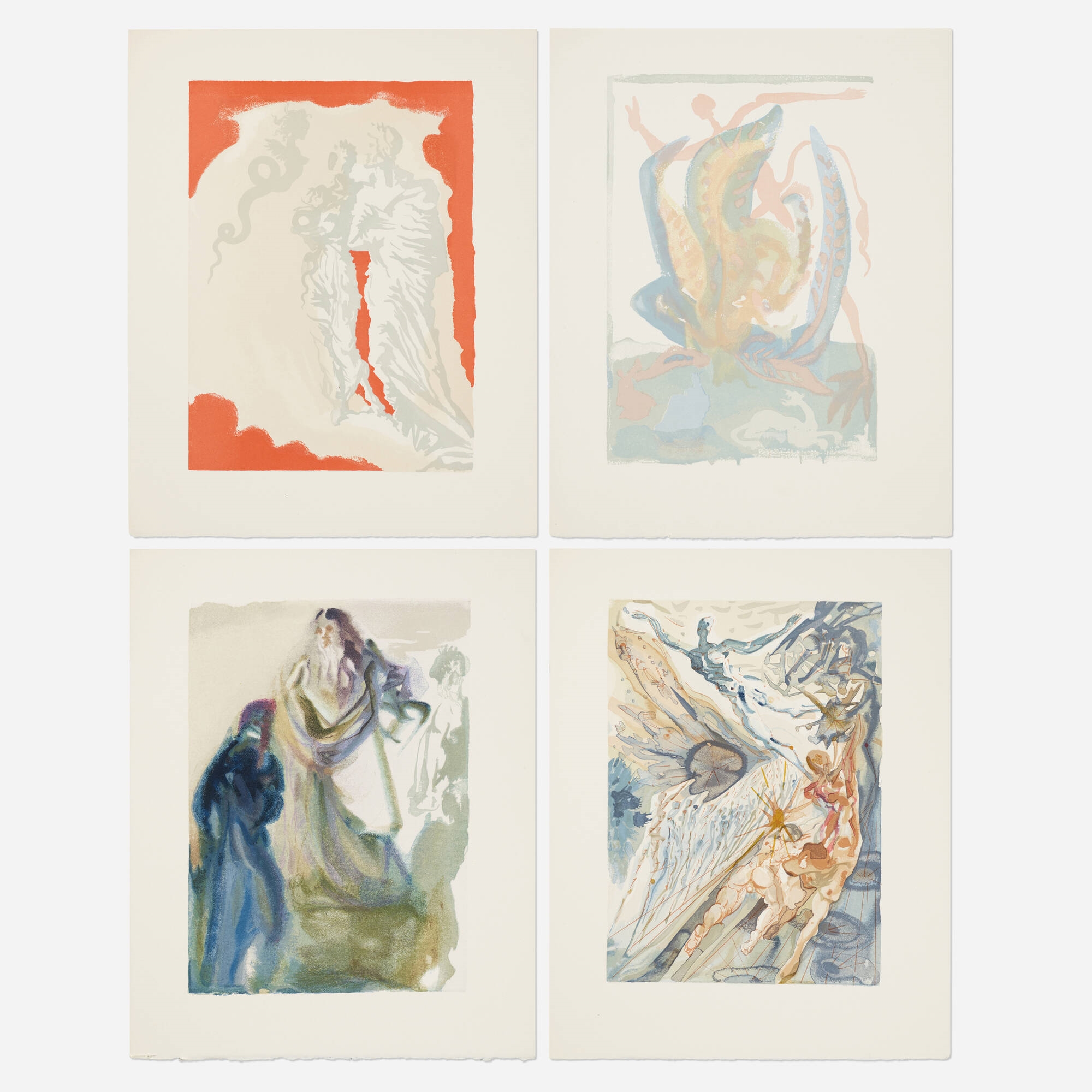 Salvador Dalí | Four unique decomposition works from the 1964 Divine ...