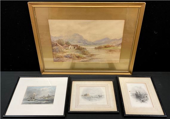 J. Douglas | Loch-side cottage (19th Century 20th Century) | MutualArt