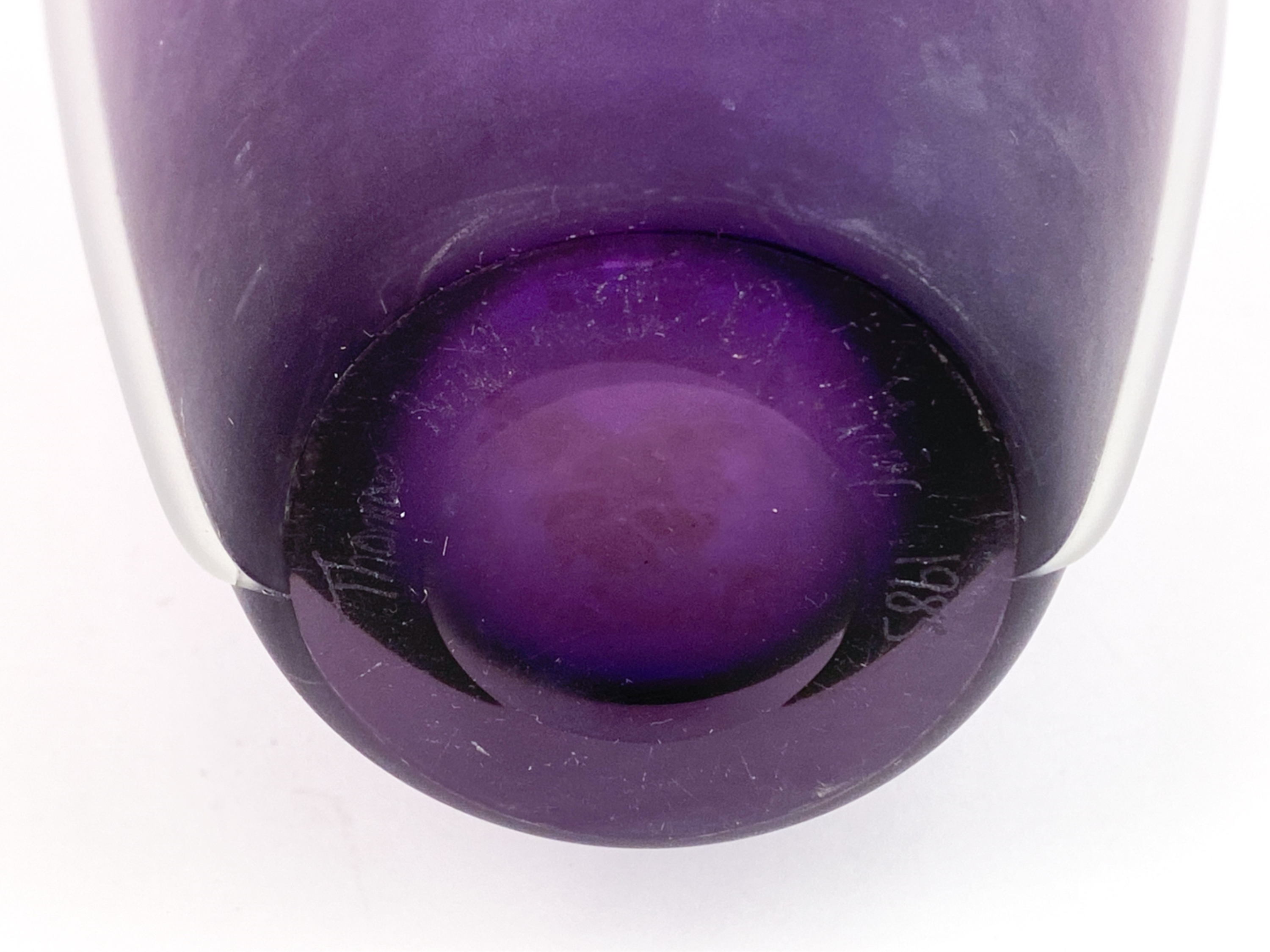 Thomas Scharman Buechner | THOMAS SCHARMAN BUECHNER 1983 ART GLASS VASE ...