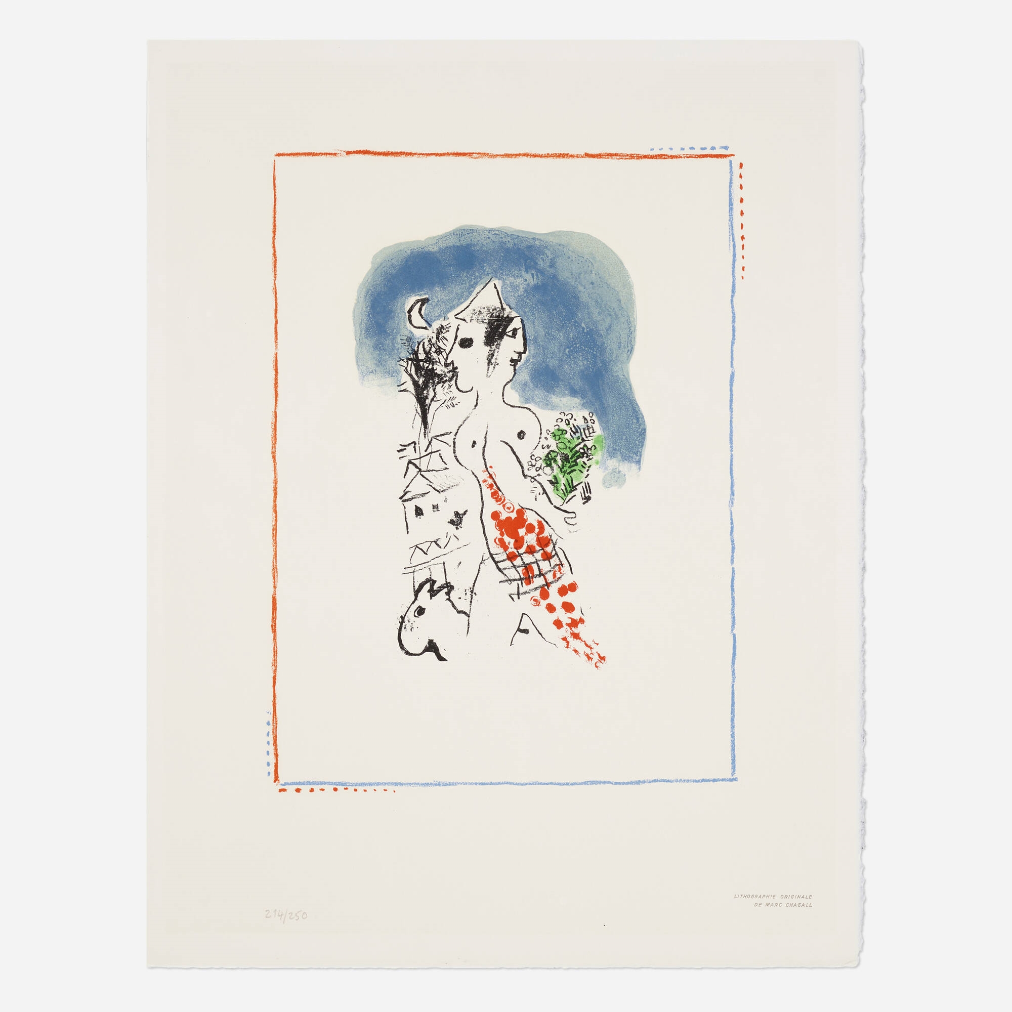 Marc Chagall | Untitled (from the Flight portfolio (1968 - 1971) | MutualArt
