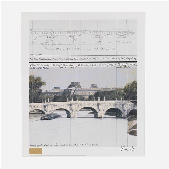 Christo | Pont Neuf Wrapped (1984) | MutualArt