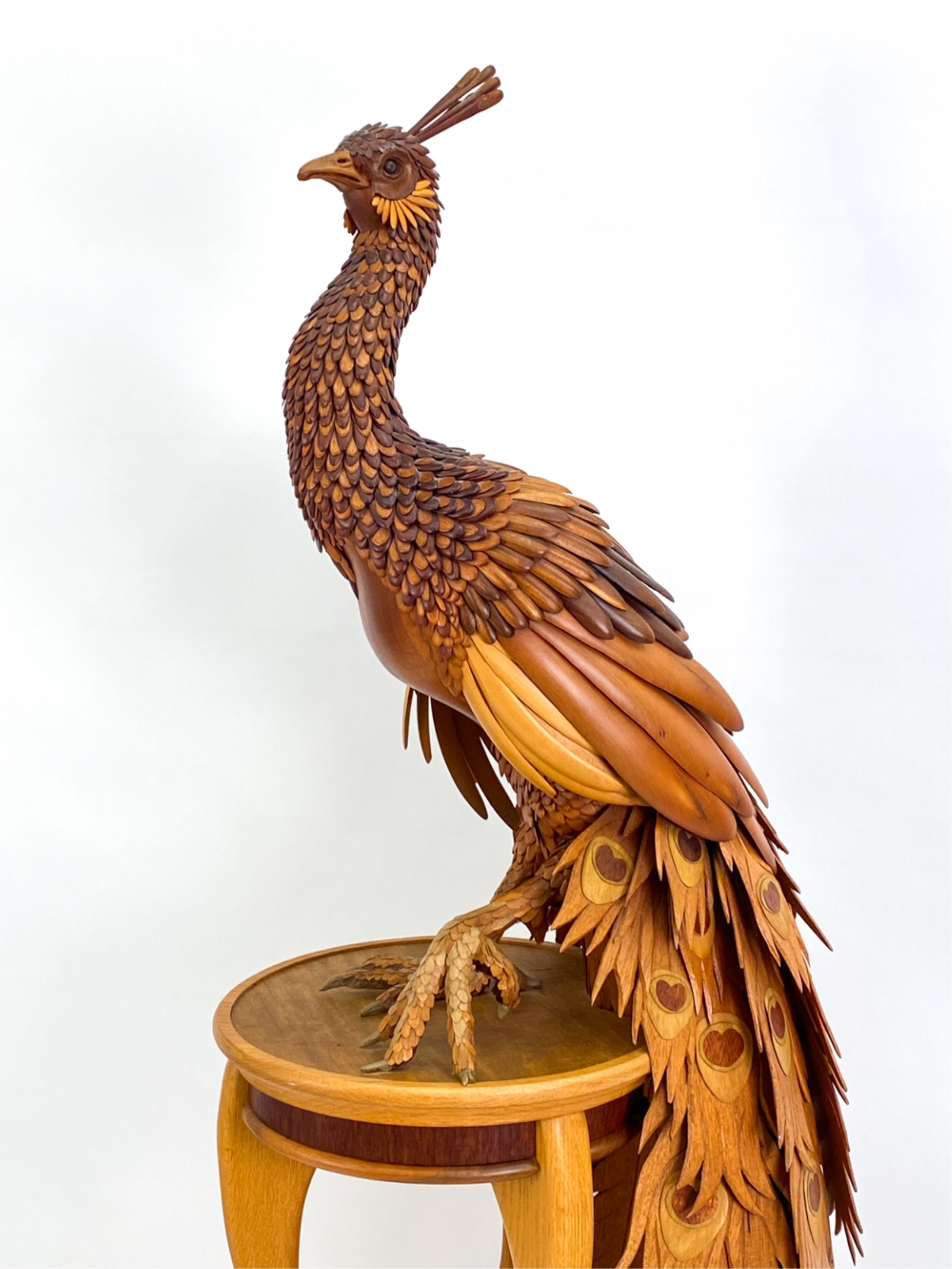 Briggs Design | JEFFREY & LINDLEY BRIGGS MONUMENTAL WOODEN PEACOCK ...