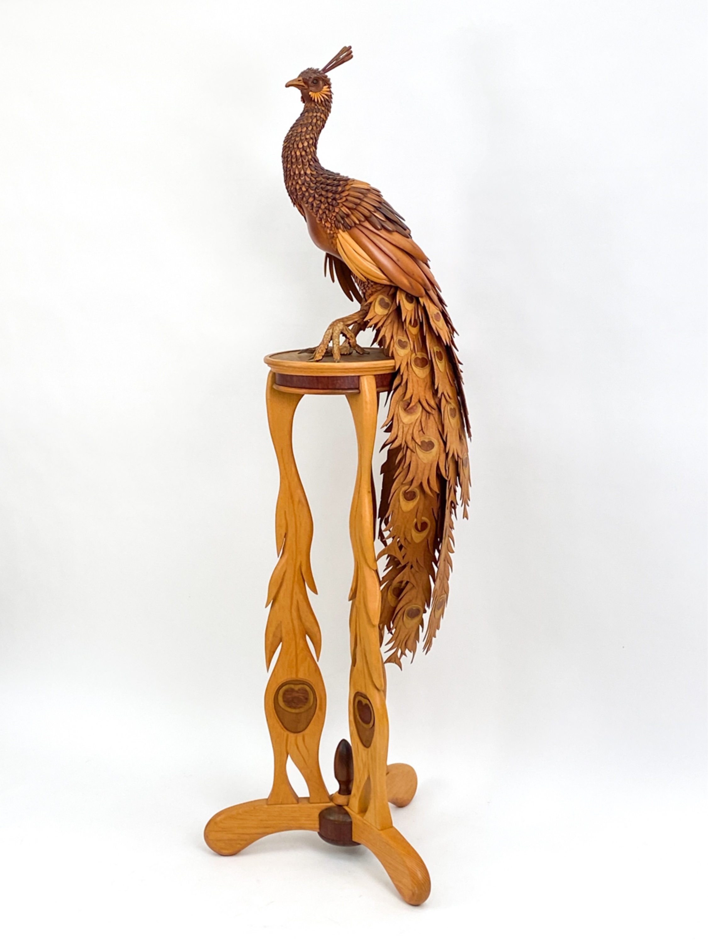 Briggs Design | JEFFREY & LINDLEY BRIGGS MONUMENTAL WOODEN PEACOCK ...