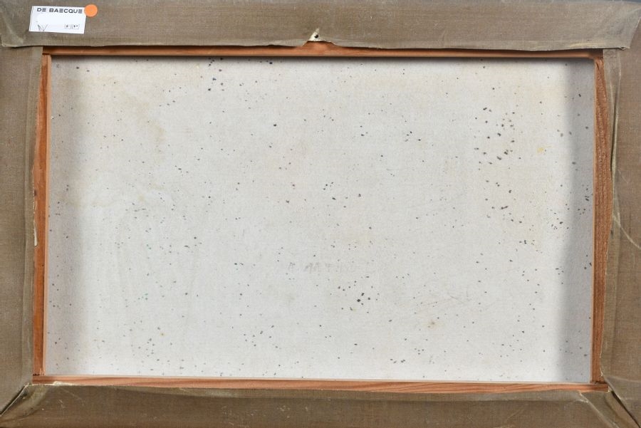 Alain Mathiot | Alain MATHIOT (1938) The poster Oil on canvas... - Lot 694 - De Baecque et ...