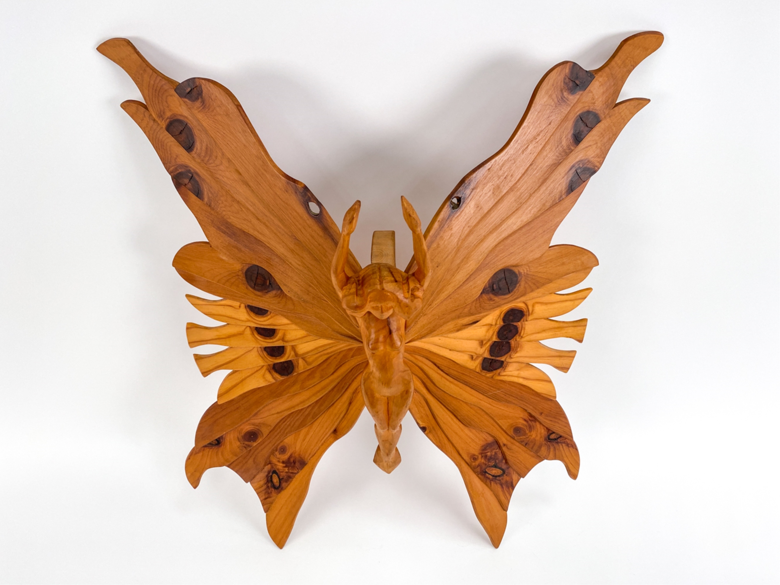 Briggs Design | LINDLEY BRIGGS CARVED WOOD FAIRY SCULPTURE C.1974 (1974 ...