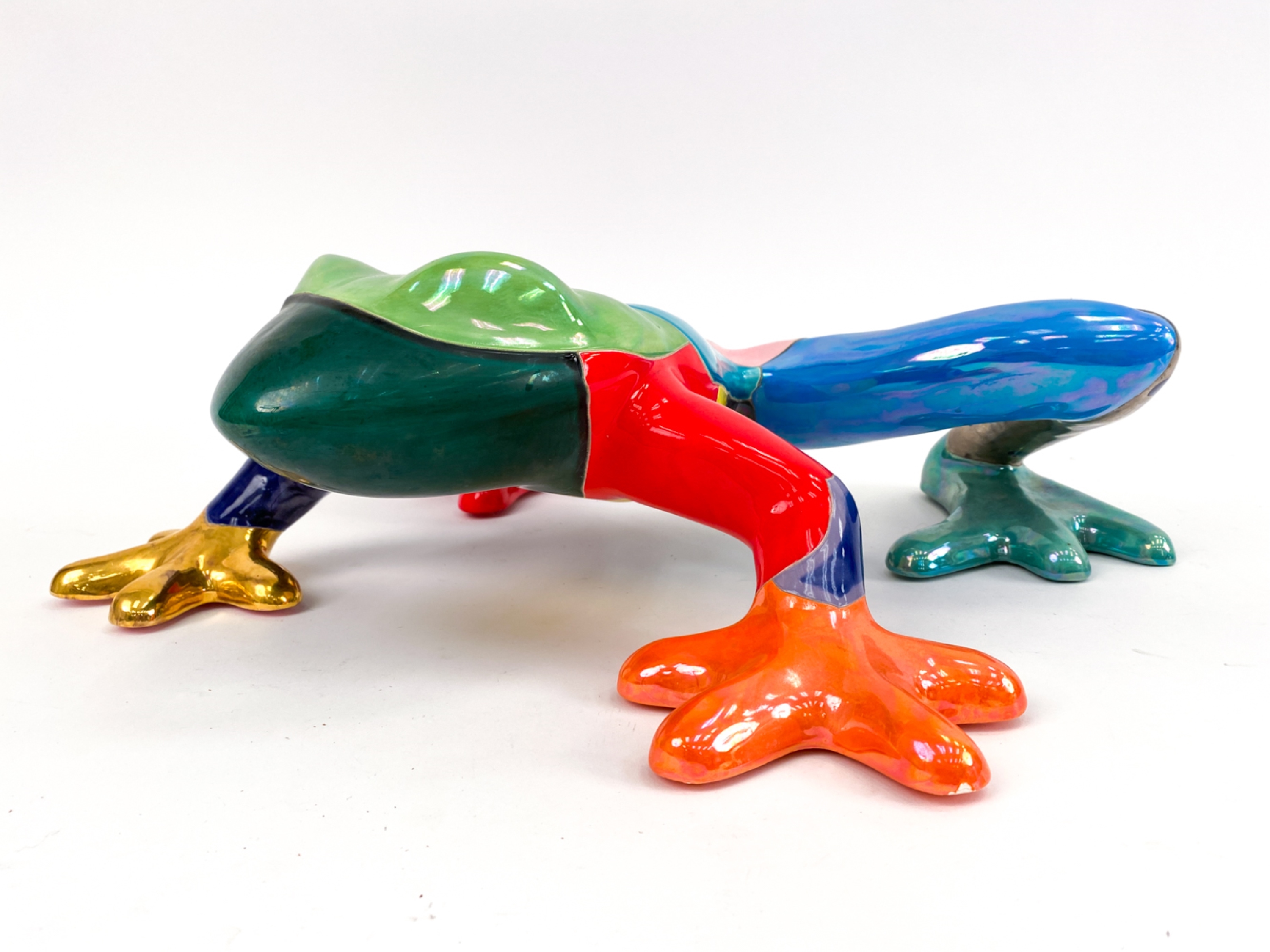 Scott Causey | SCOTT CAUSEY BRIGHTLY GLAZED CERAMIC FROG (2012) | MutualArt
