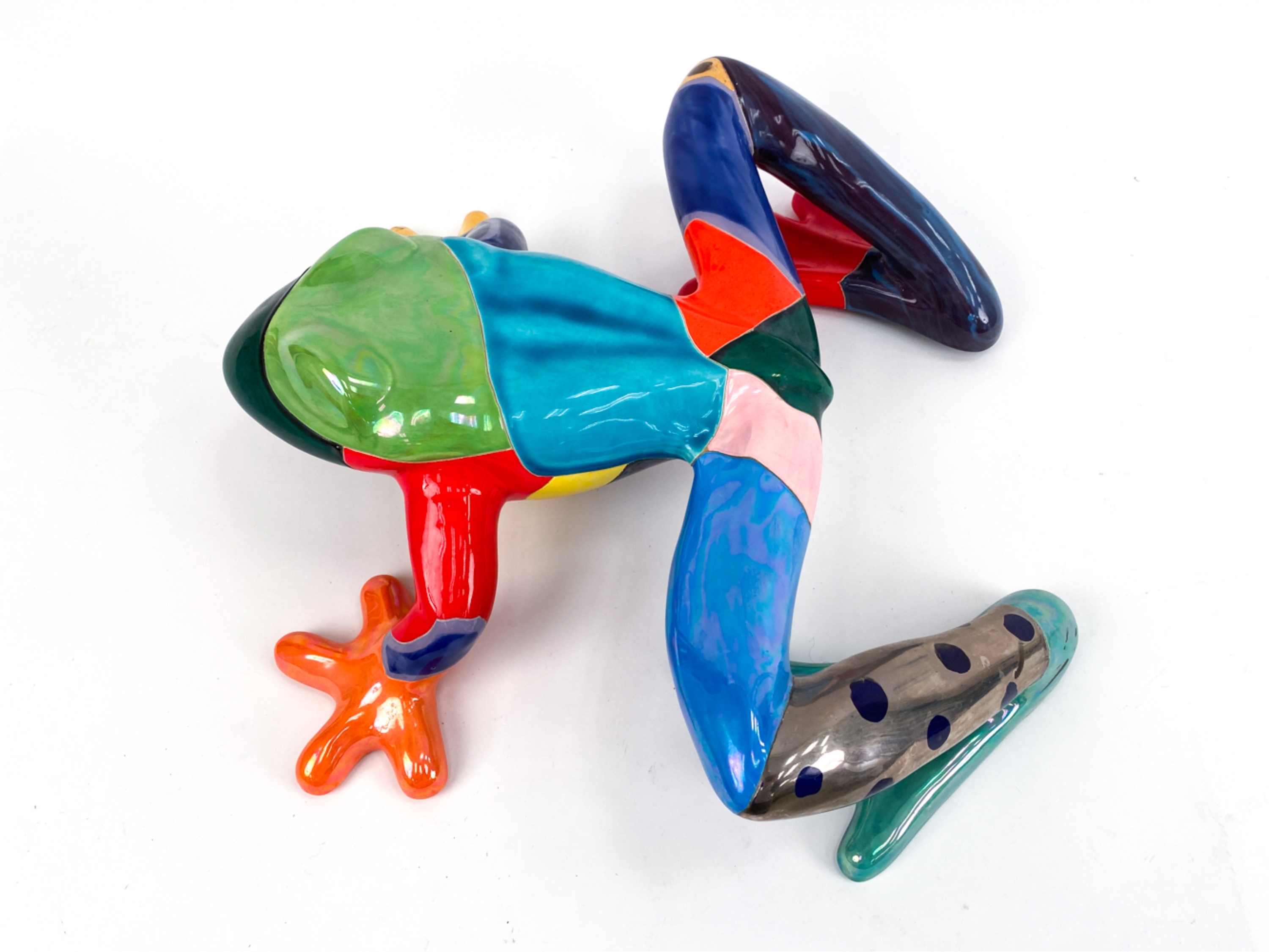 Scott Causey | SCOTT CAUSEY BRIGHTLY GLAZED CERAMIC FROG (2012) | MutualArt