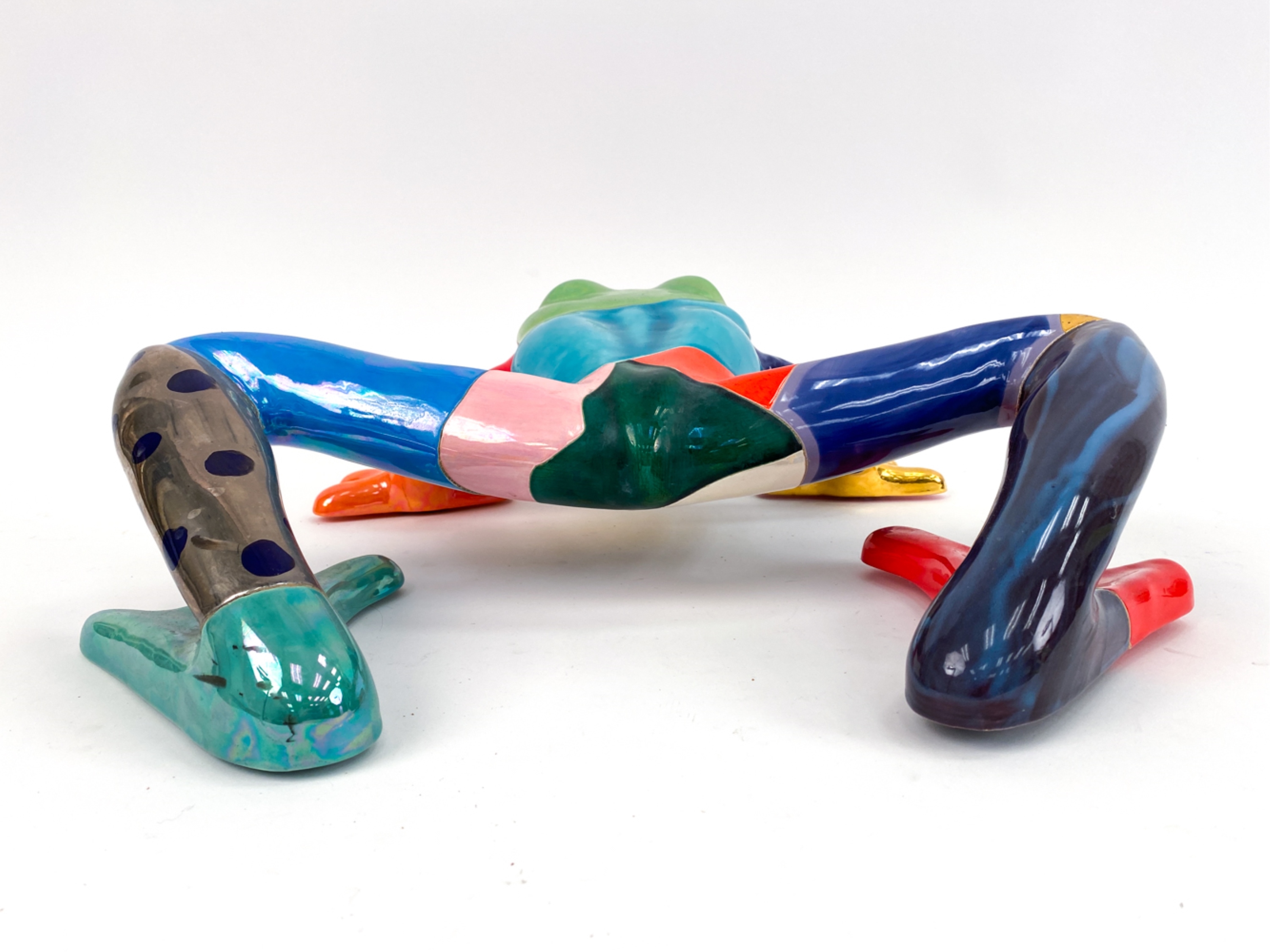 Scott Causey | SCOTT CAUSEY BRIGHTLY GLAZED CERAMIC FROG (2012) | MutualArt