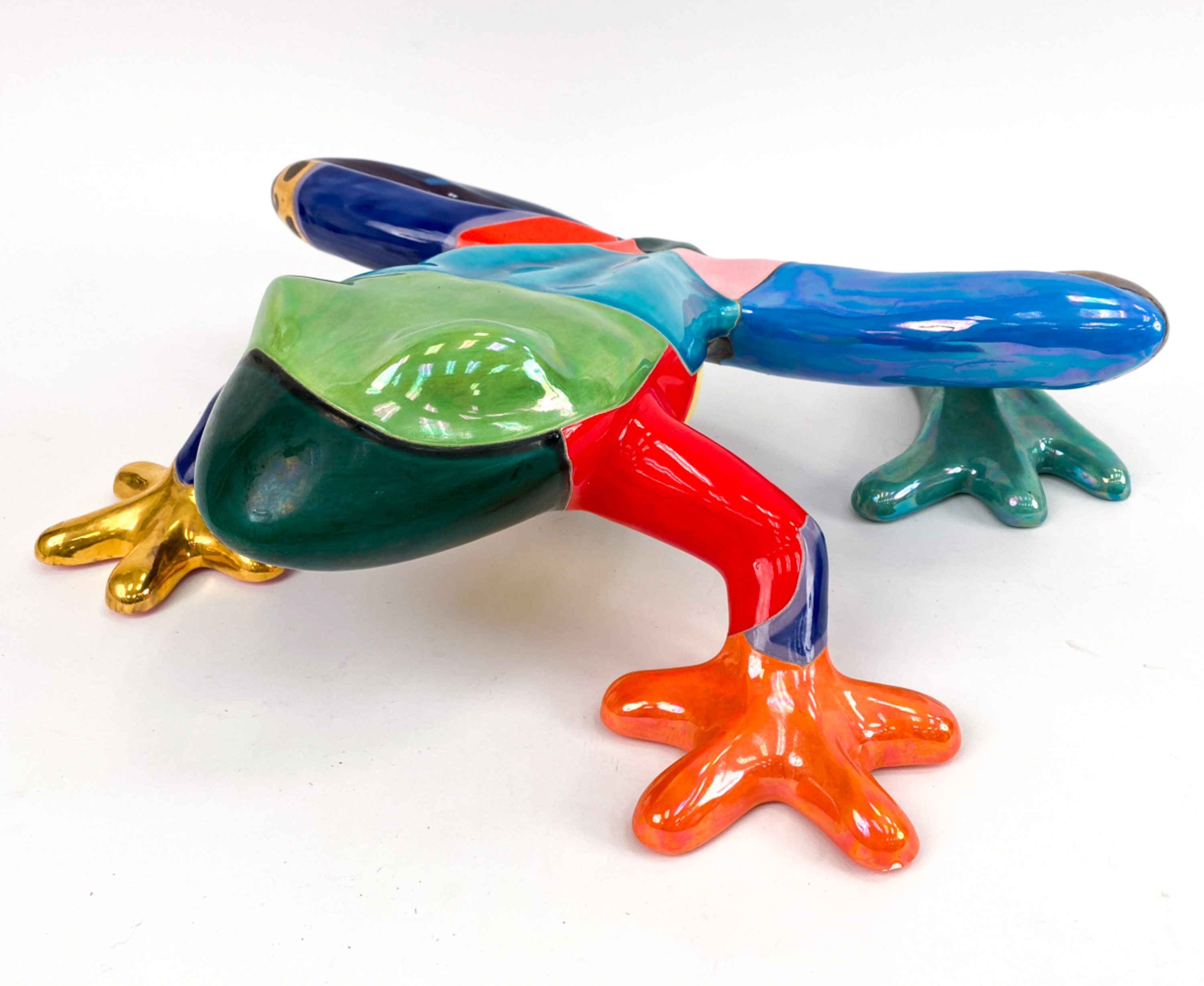 Scott Causey | SCOTT CAUSEY BRIGHTLY GLAZED CERAMIC FROG (2012) | MutualArt