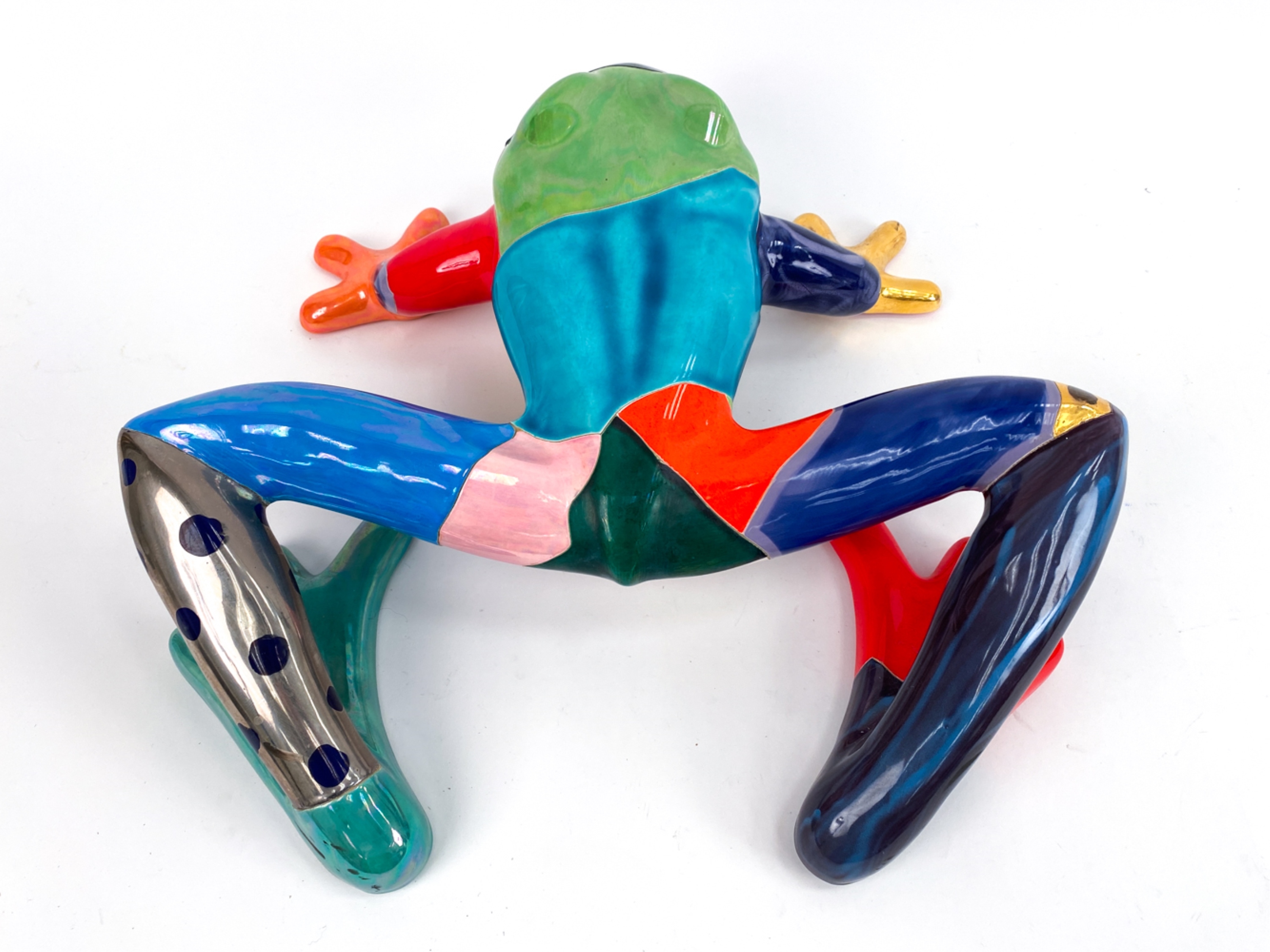 Scott Causey | SCOTT CAUSEY BRIGHTLY GLAZED CERAMIC FROG (2012) | MutualArt