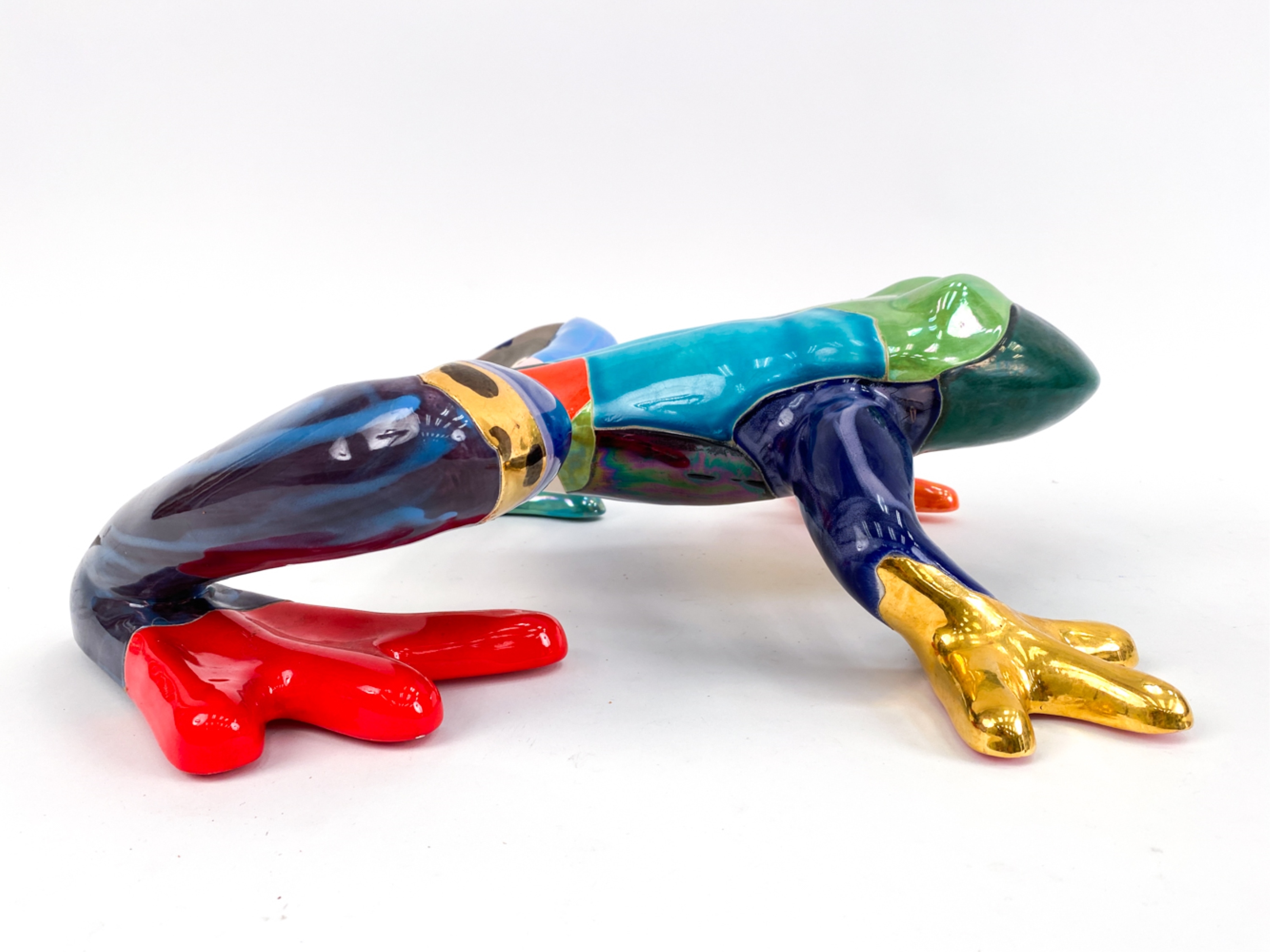 Scott Causey | SCOTT CAUSEY BRIGHTLY GLAZED CERAMIC FROG (2012) | MutualArt