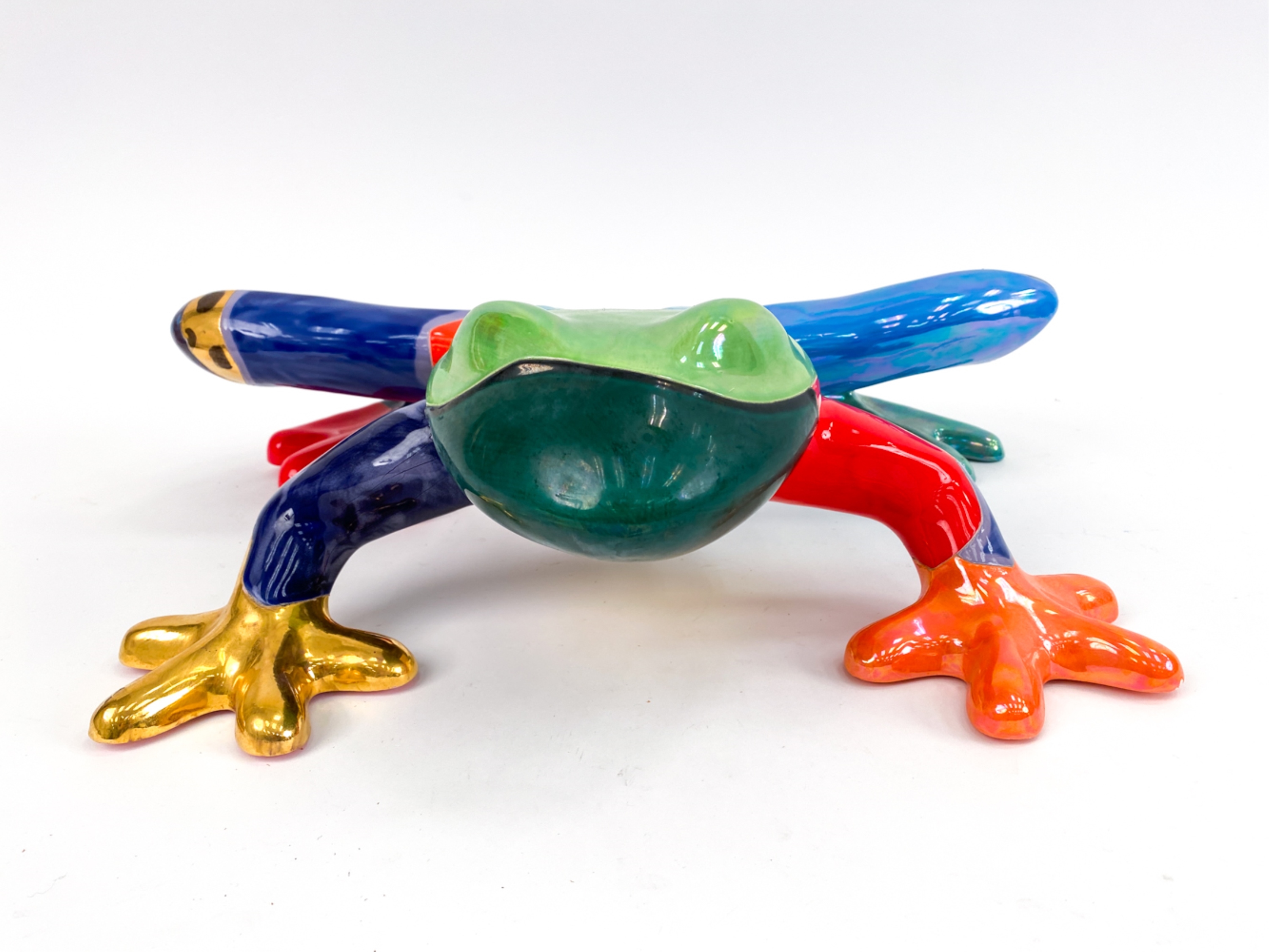 Scott Causey | SCOTT CAUSEY BRIGHTLY GLAZED CERAMIC FROG (2012) | MutualArt