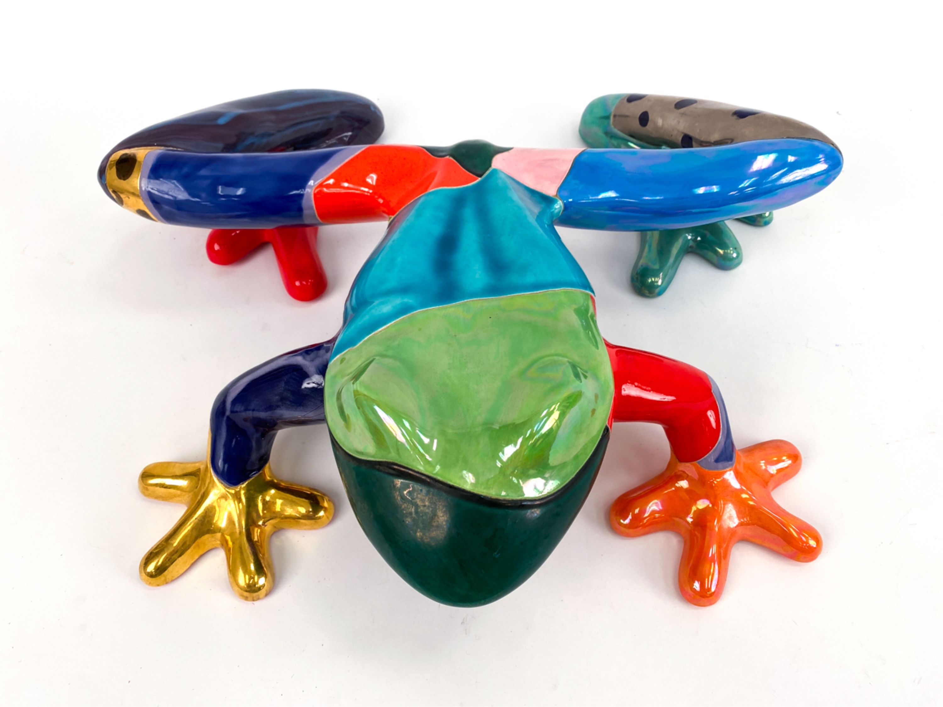 Scott Causey | SCOTT CAUSEY BRIGHTLY GLAZED CERAMIC FROG (2012) | MutualArt