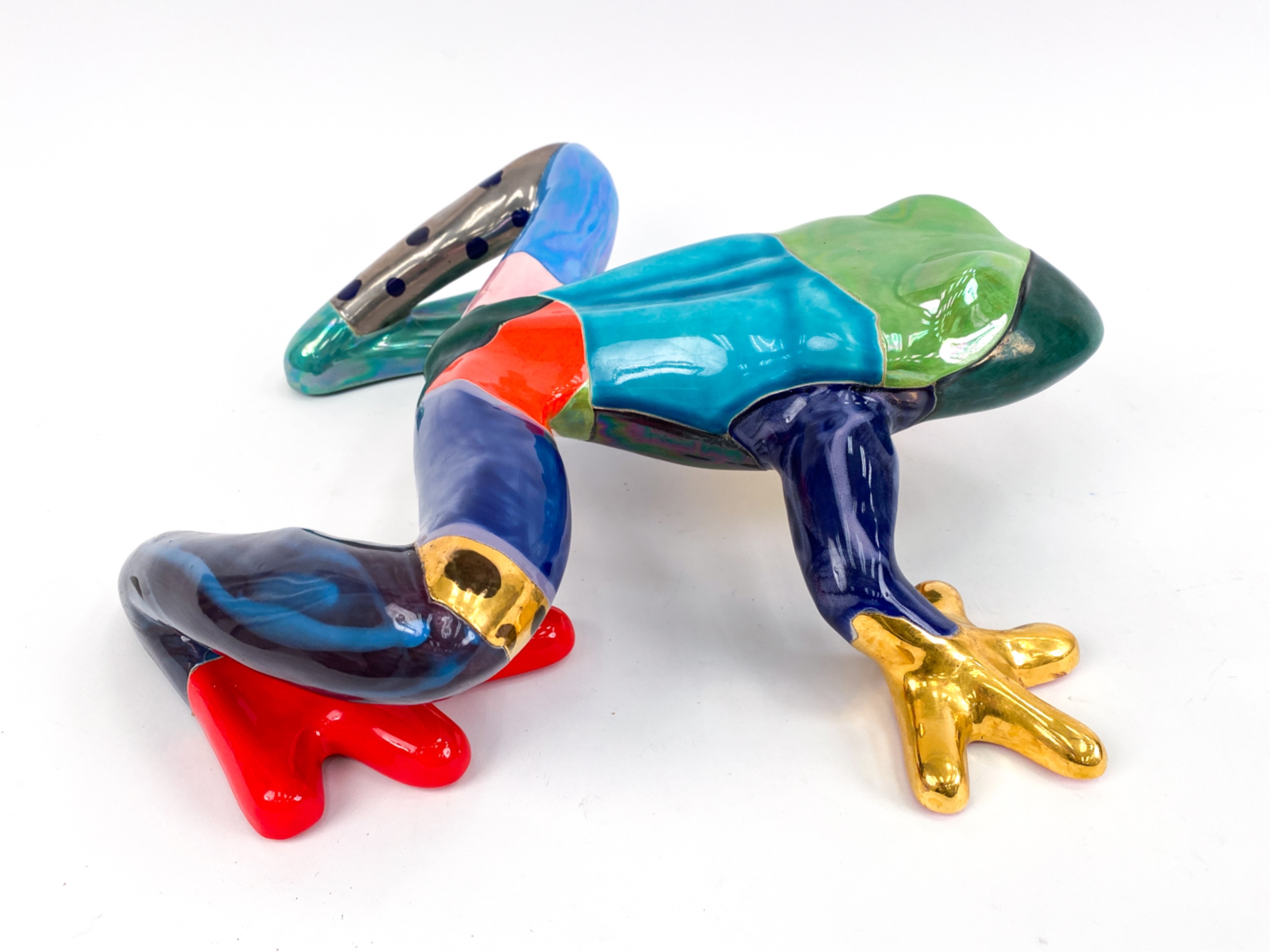 Scott Causey | SCOTT CAUSEY BRIGHTLY GLAZED CERAMIC FROG (2012) | MutualArt