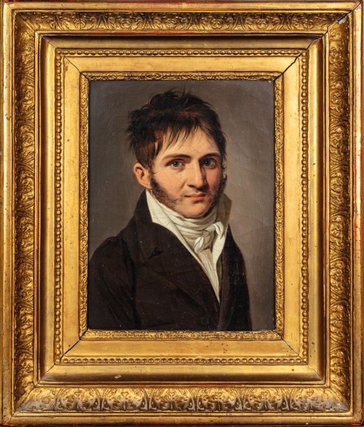 Louis-Léopold Boilly | Portrait of a Man in Brown Suit | MutualArt