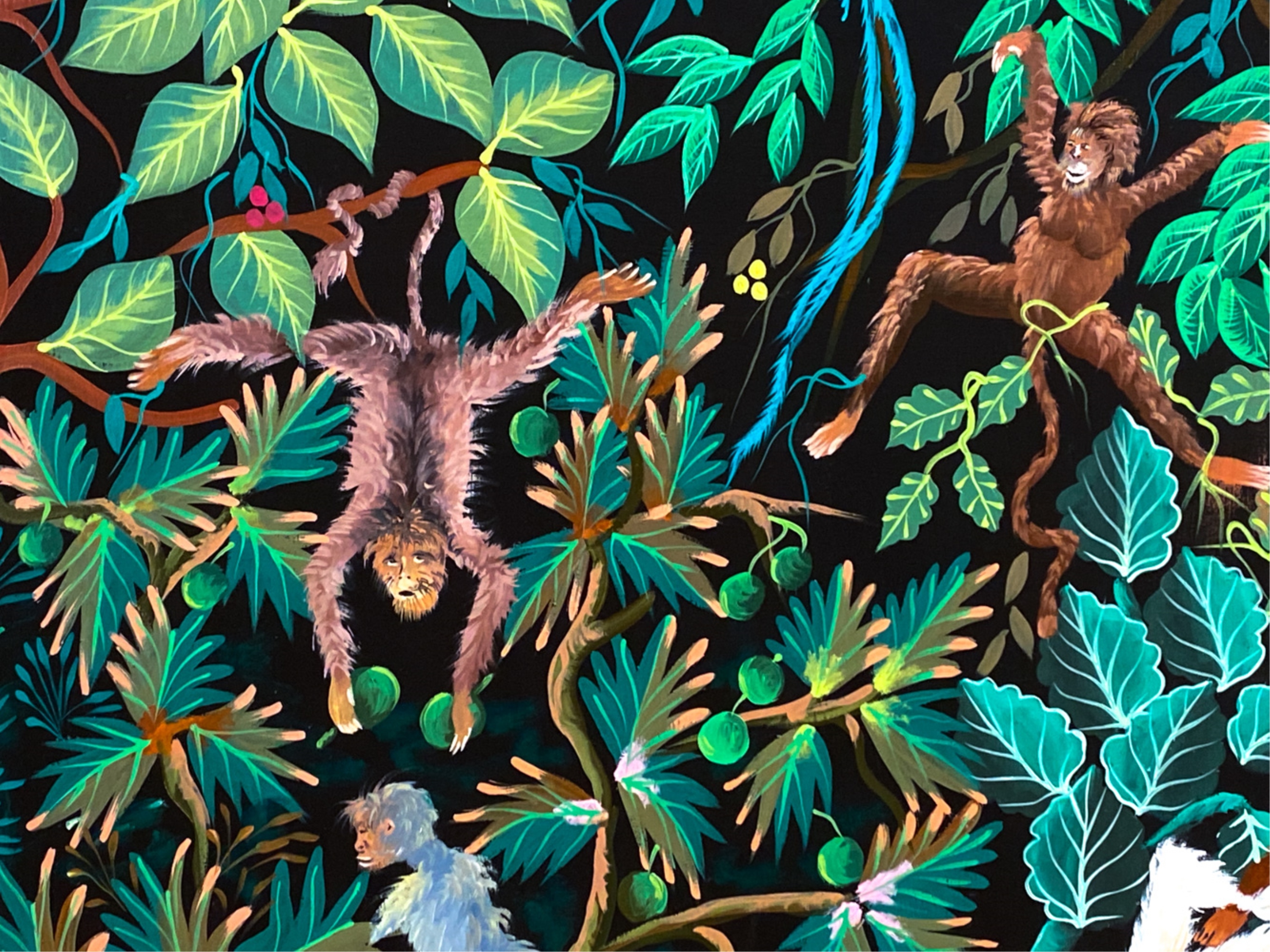 Jean Idelus Edme | Jungle scene with foliage | MutualArt