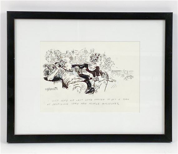 William Hamilton | WILLIAM HAMILTON ORIGINAL NEW YORKER CARTOON | MutualArt