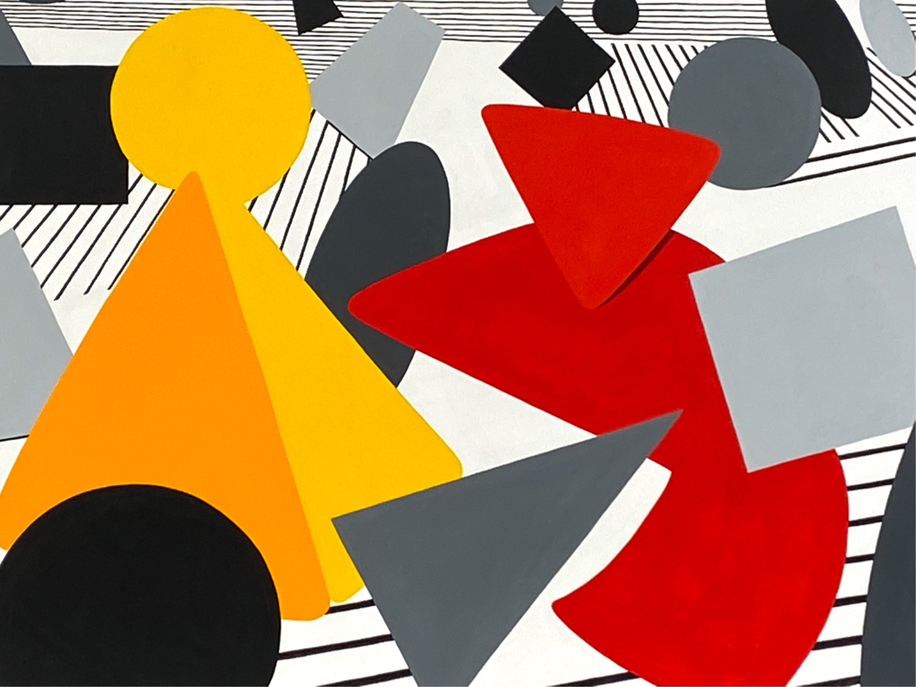 Lynne Bernbaum | LYNNE BERNBAUM (B 1954) ACRYLIC ON CANVAS ABSTRACT ...