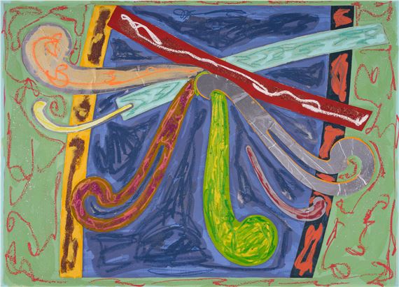 Frank Stella | Puerto Rican Blue Pigeon (1980) | MutualArt
