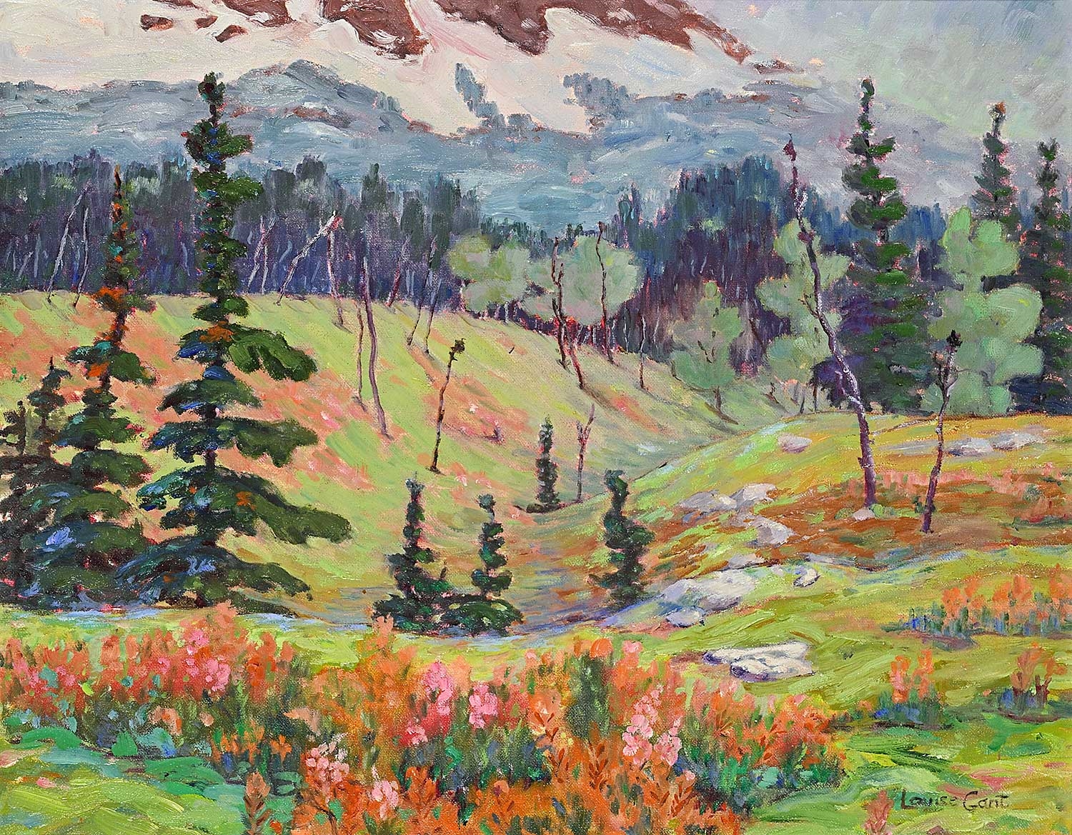 Louise Gant | Alpine Meadow - Beaver Mines Lake Area | MutualArt