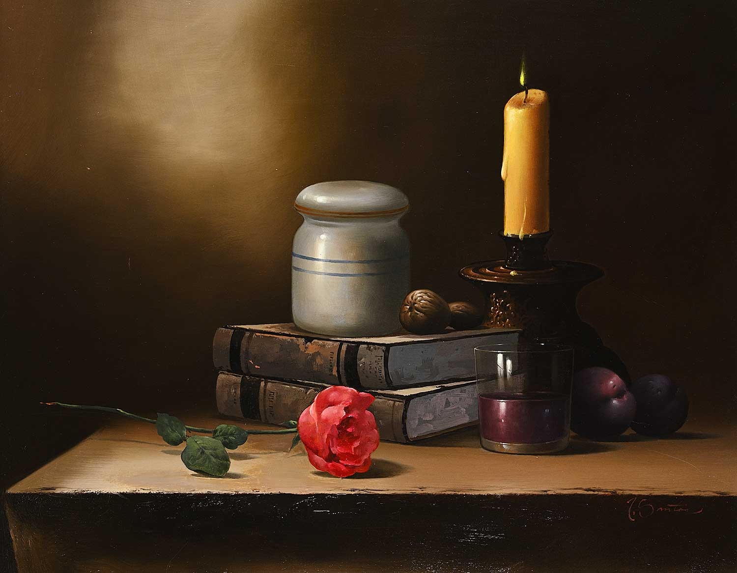 Victor Santos | Untitled - Desk Still Life | MutualArt