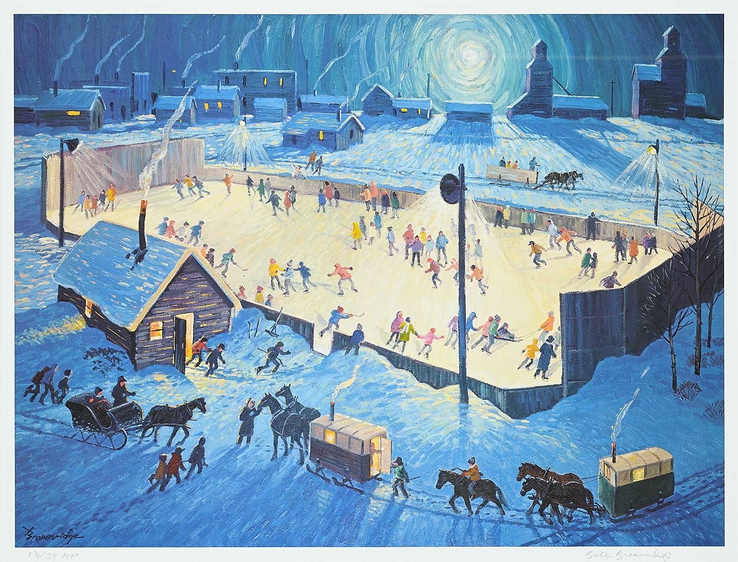 William Roy Brownridge | The Night the Light Came on #13/39 AP | MutualArt