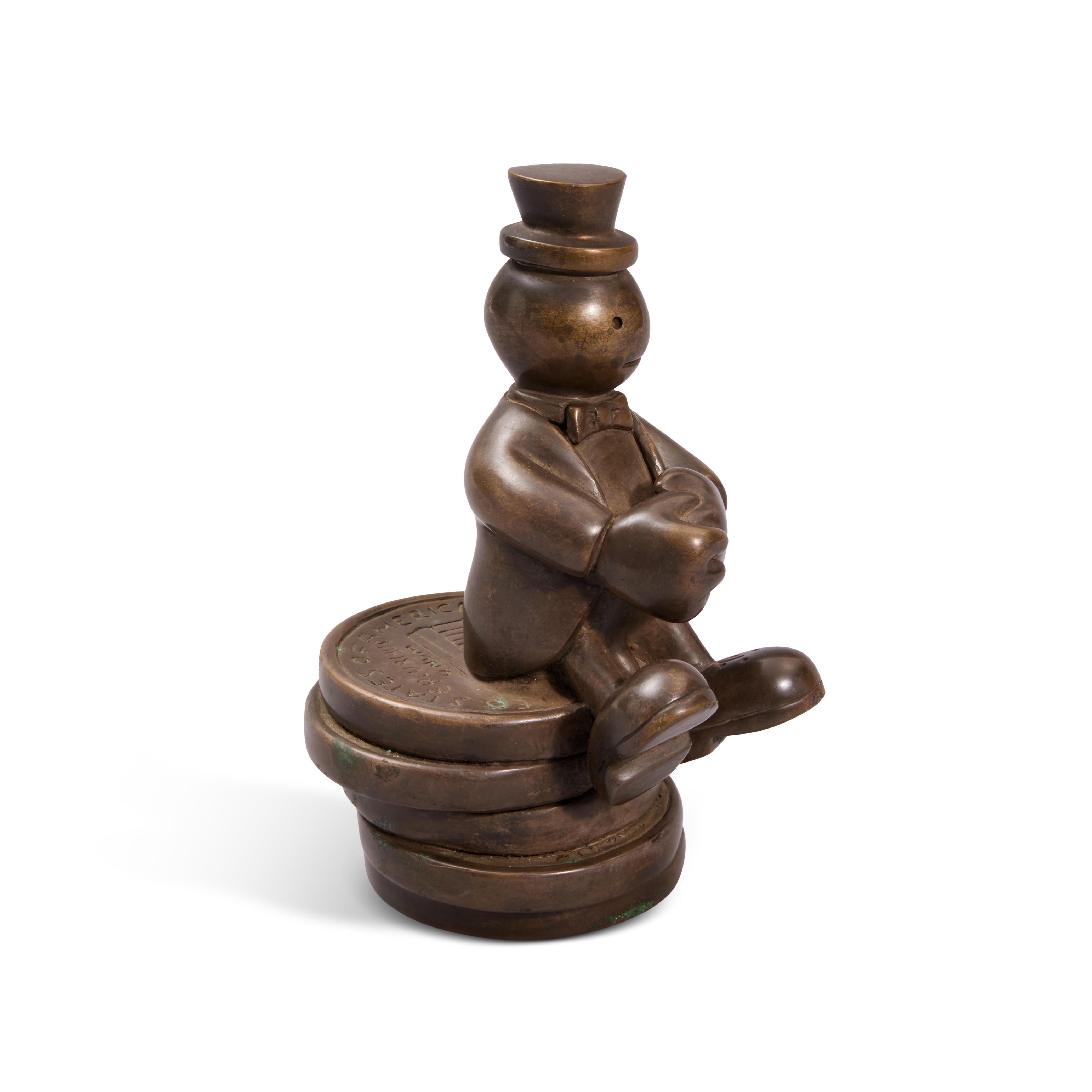 Tom Otterness | Man Sitting on Pennies (1990) | MutualArt