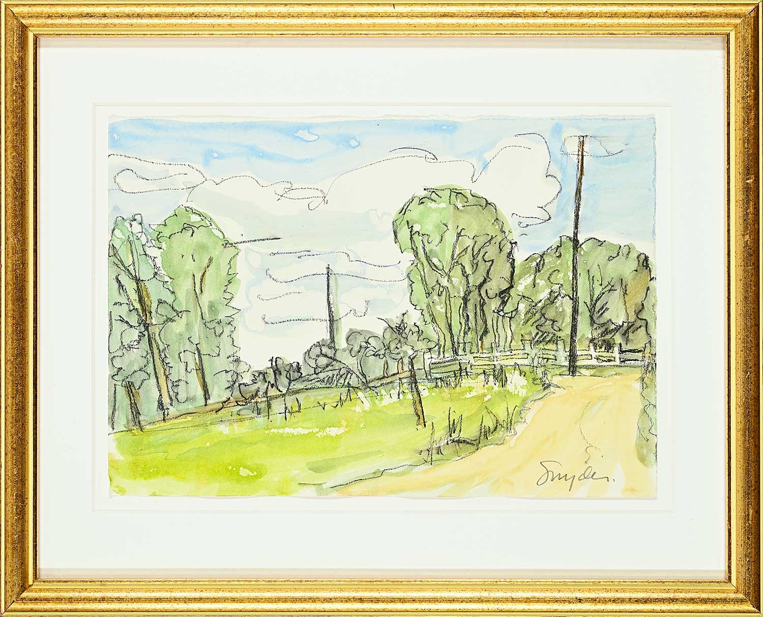 Gordon Snyder | Looking Away from the Public Beach | MutualArt