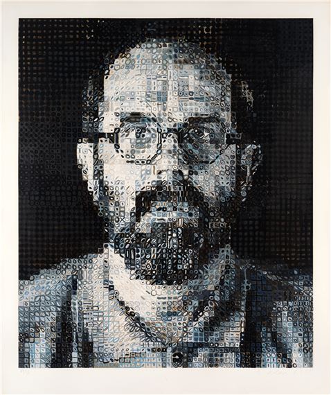 Chuck Close | Self-Portrait | MutualArt