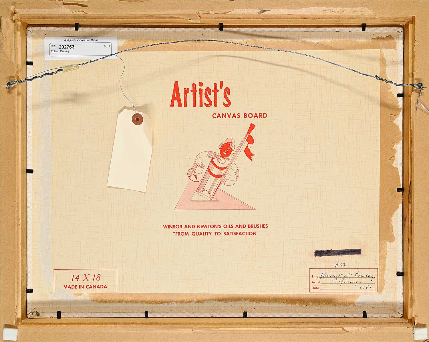 Roland Gissing | Harvest at Cowley (1967) | MutualArt