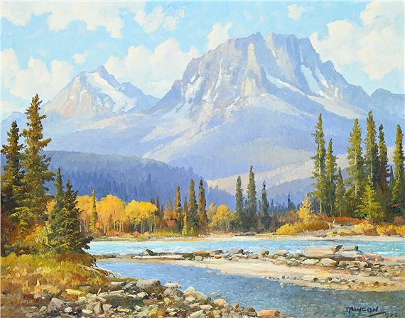 Duncan Mackinnon Crockford | Barrier Mountain and Kananaskis River ...