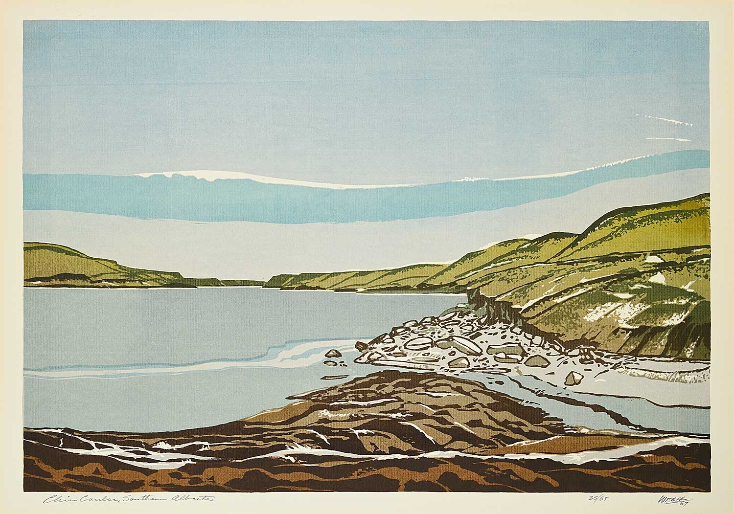 George Weber | Chin Coulee, Southern Alberta #35/65 (1967) | MutualArt