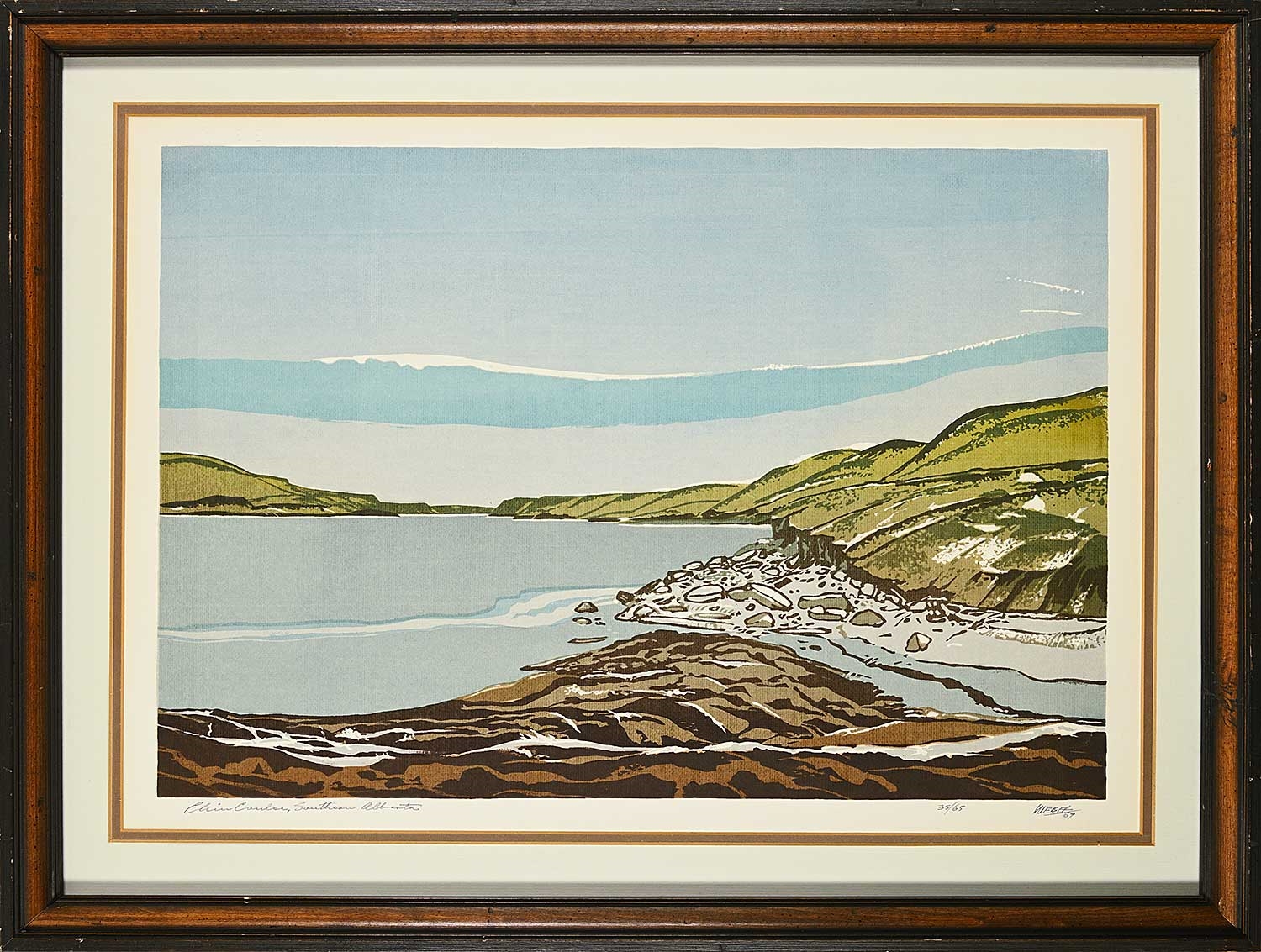 George Weber | Chin Coulee, Southern Alberta #35/65 (1967) | MutualArt