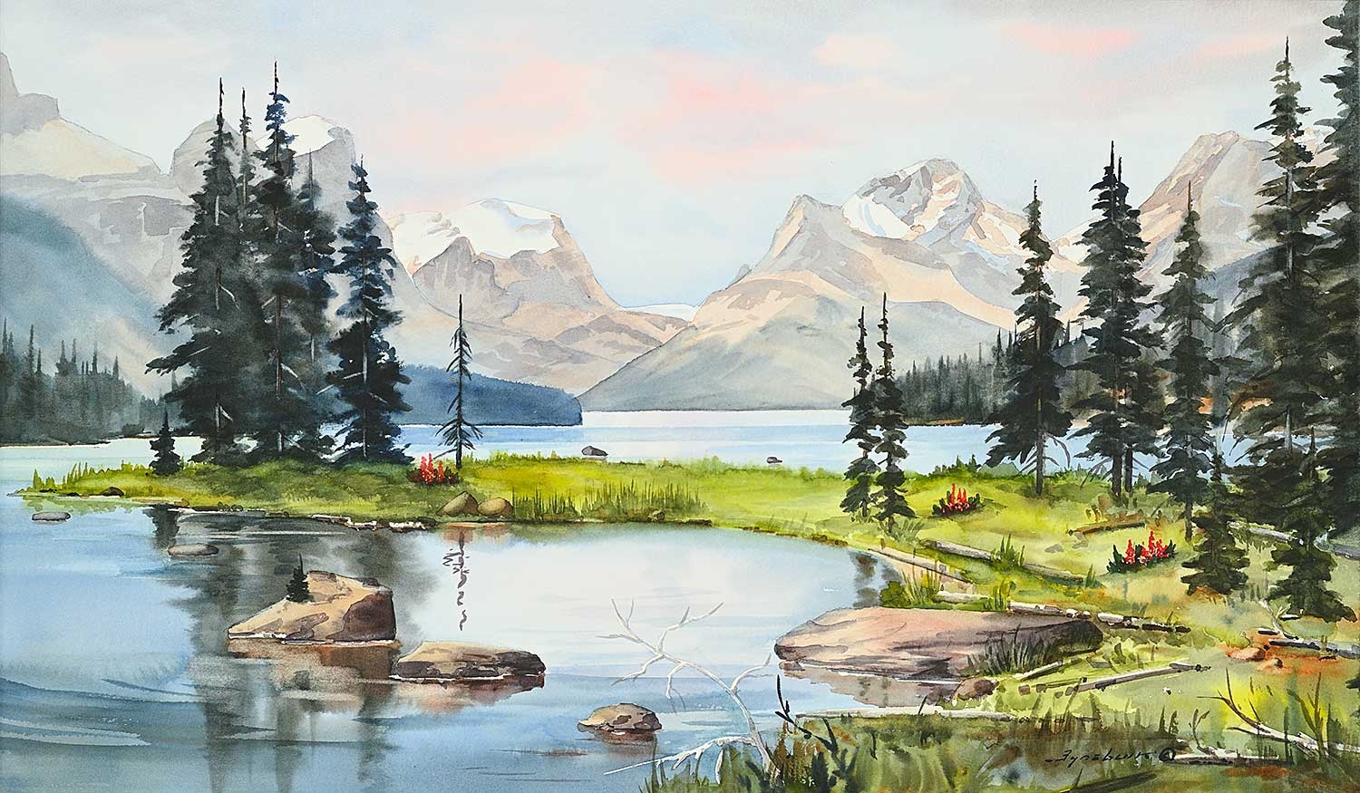Fanny Fynebuik | Untitled - Quiet Corner of the Lake | MutualArt