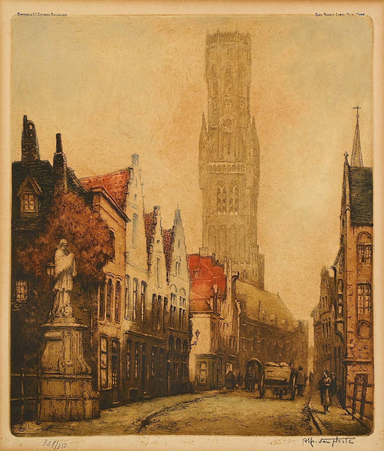 Alfred Van Neste | Untitled - European Street Scene | MutualArt