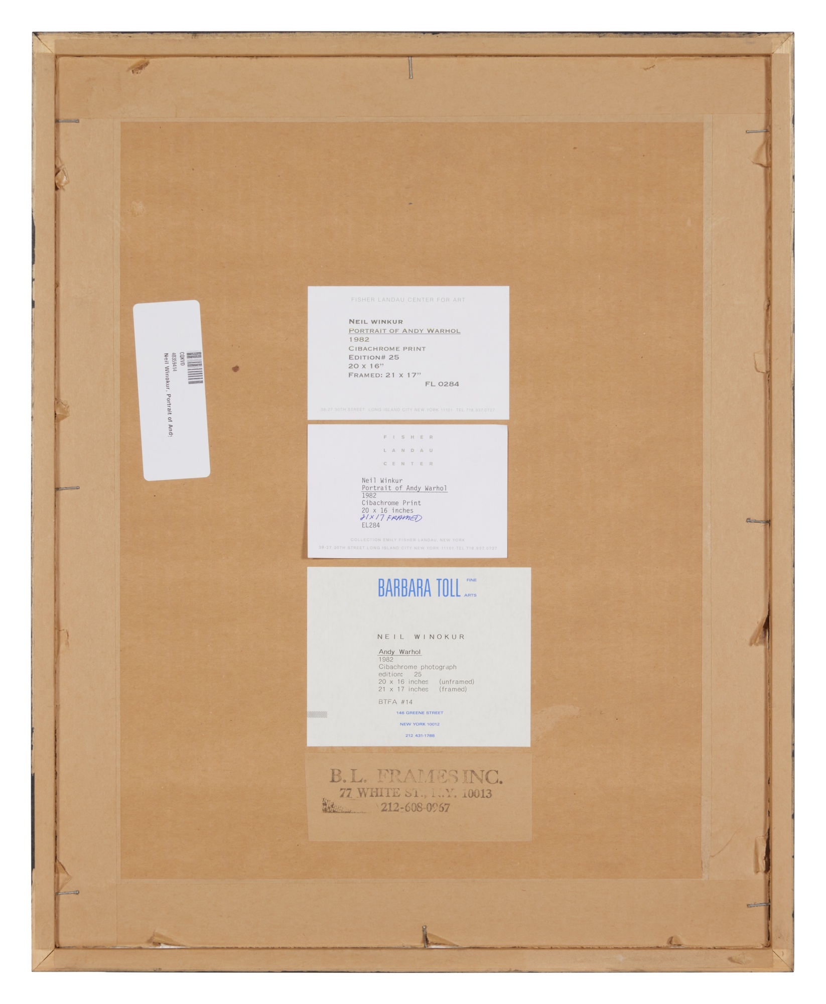 Neil Winokur | Andy Warhol (1982) | MutualArt