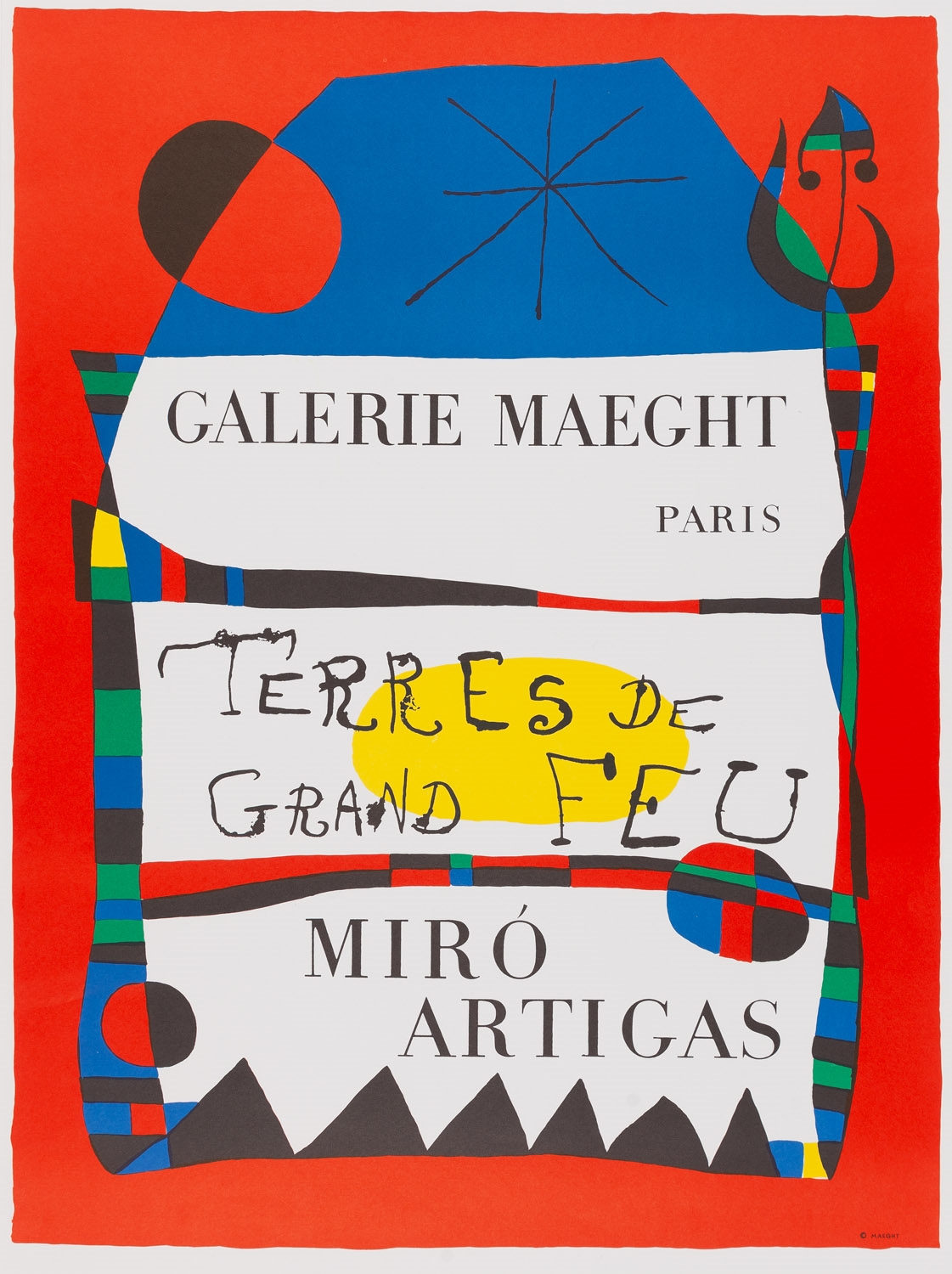 Joan Miró | Hommage a Fernand Mourlot (1990) | MutualArt